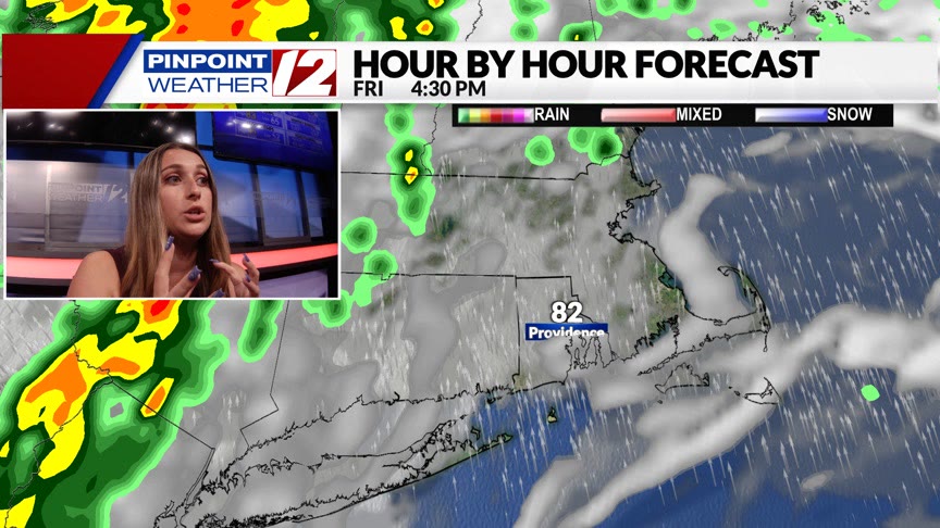 WPRI 12 Weather Now 8/8/24: Isolated Showers Friday Day; Showers/T ...