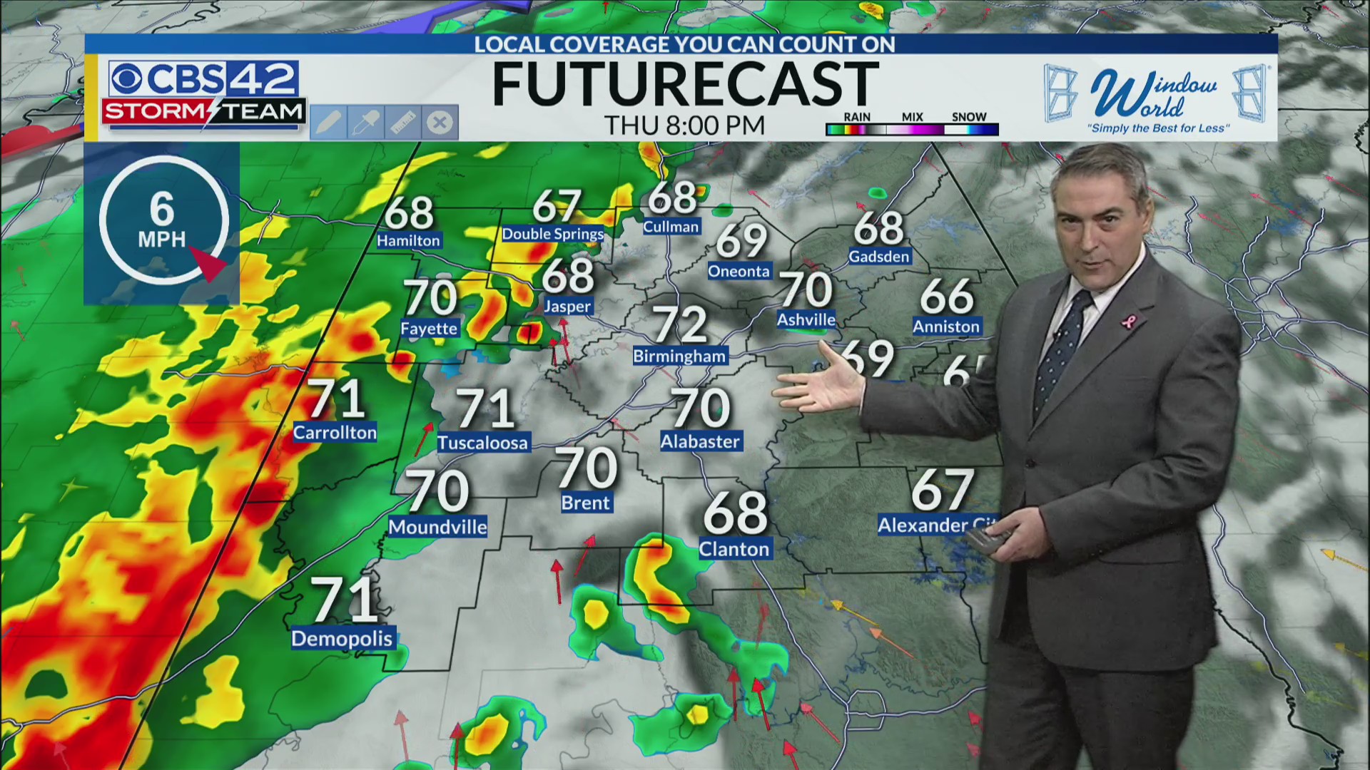 October 30th CBS 42 News at 4 pm Weather Update – CBS 42