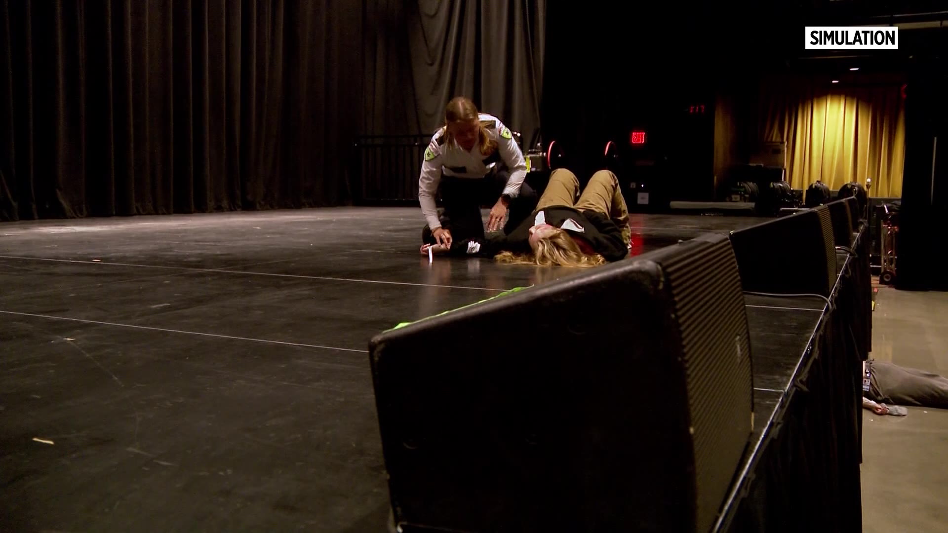 With fake injuries and victims, paramedic trainees practice for ...