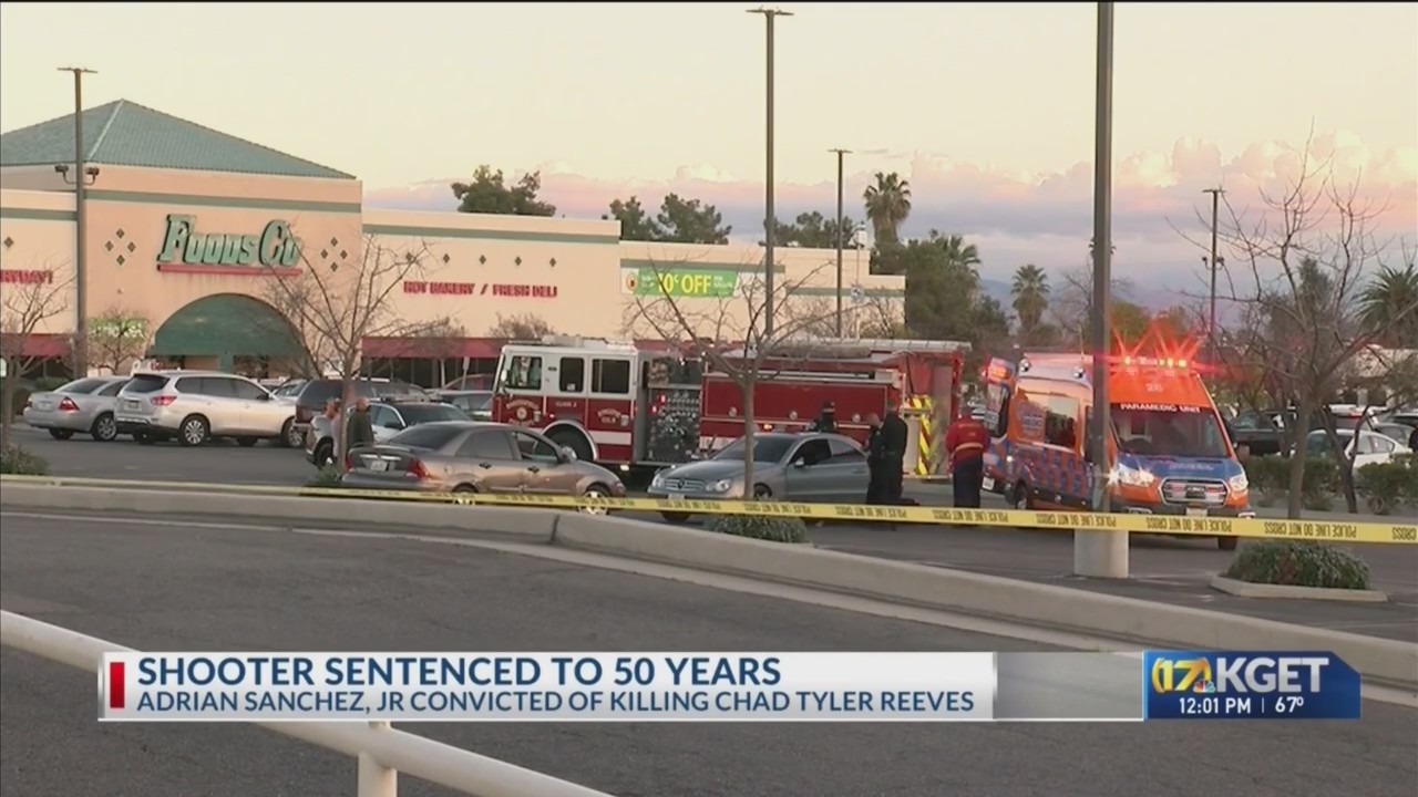 Shooter sentenced to 50 years after killing Chad Reeves – KGET 17 News