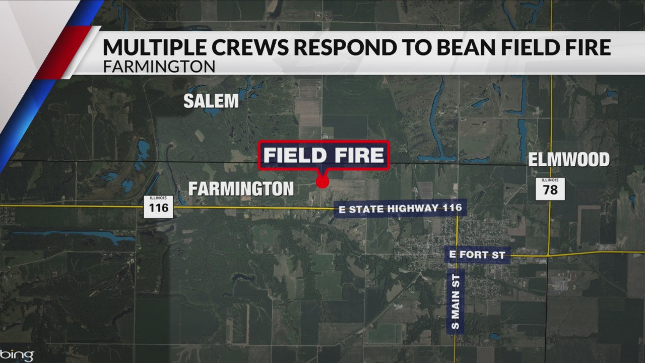 Multiple fire crews respond to bean field fire near Farmington ...