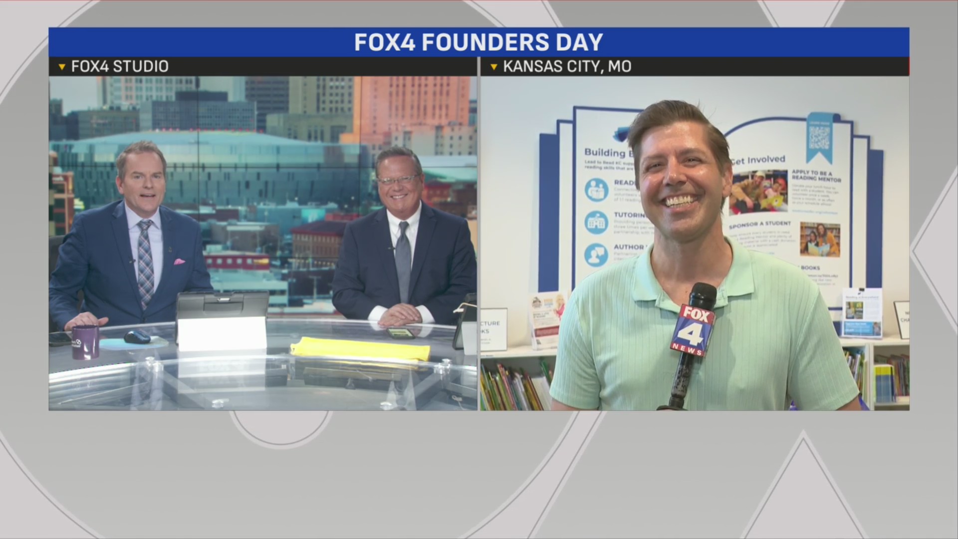 FOX4 staff celebrates Founder’s Day of Caring volunteering with Lead to ...
