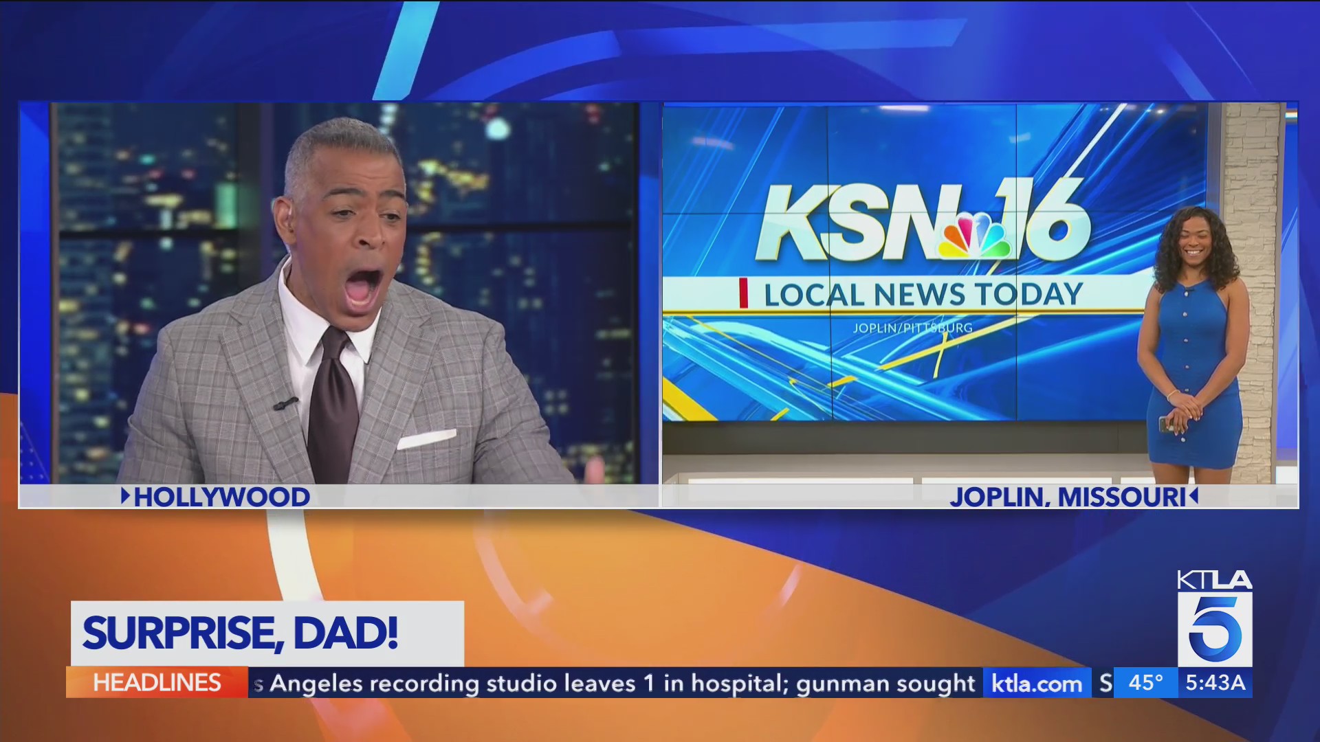 Surprise! Chris Schauble has dream comes true in time for birthday – KTLA