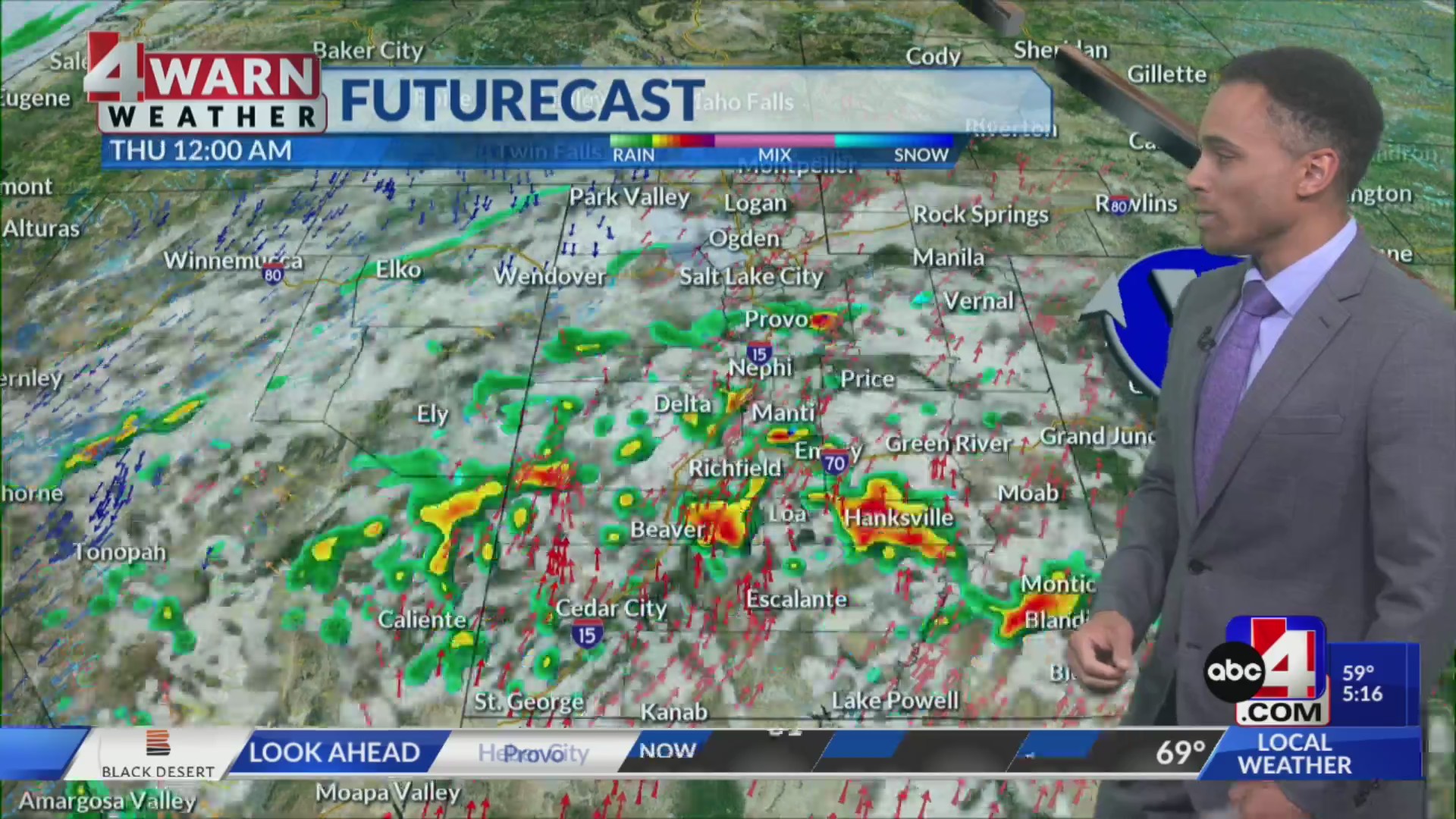 Sunny Tuesday afternoon, with isolated showers and storms for some ...