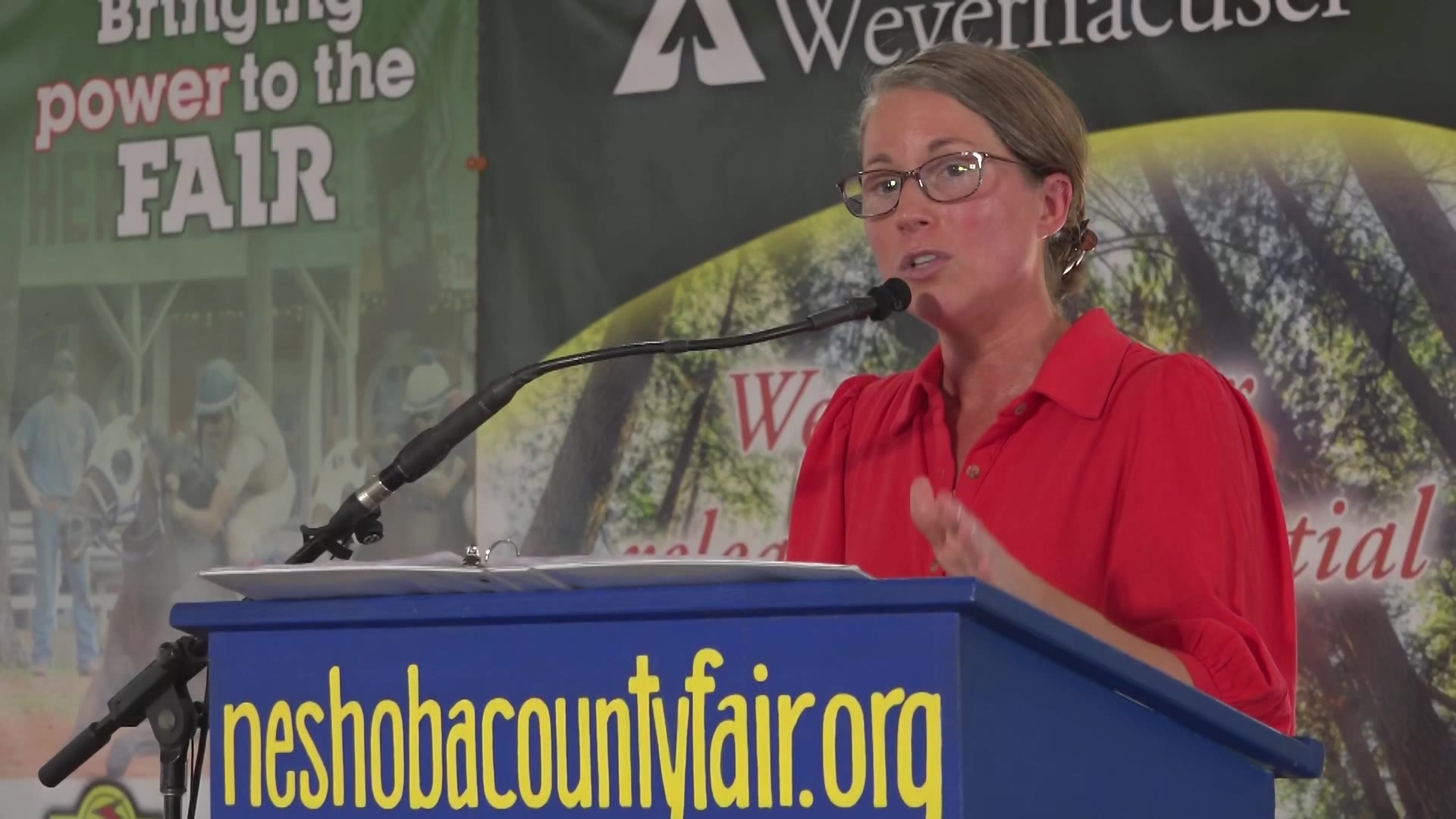 Jenifer Branning, Candidate for MS Supreme Court, speaks at 2024 ...