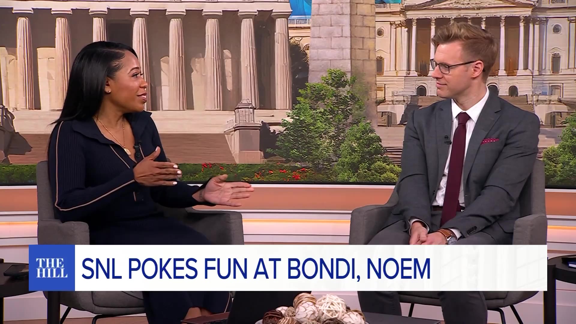 Pam Bondi applauds SNL skit making fun of her, Kristi Noem | RISING+ ...