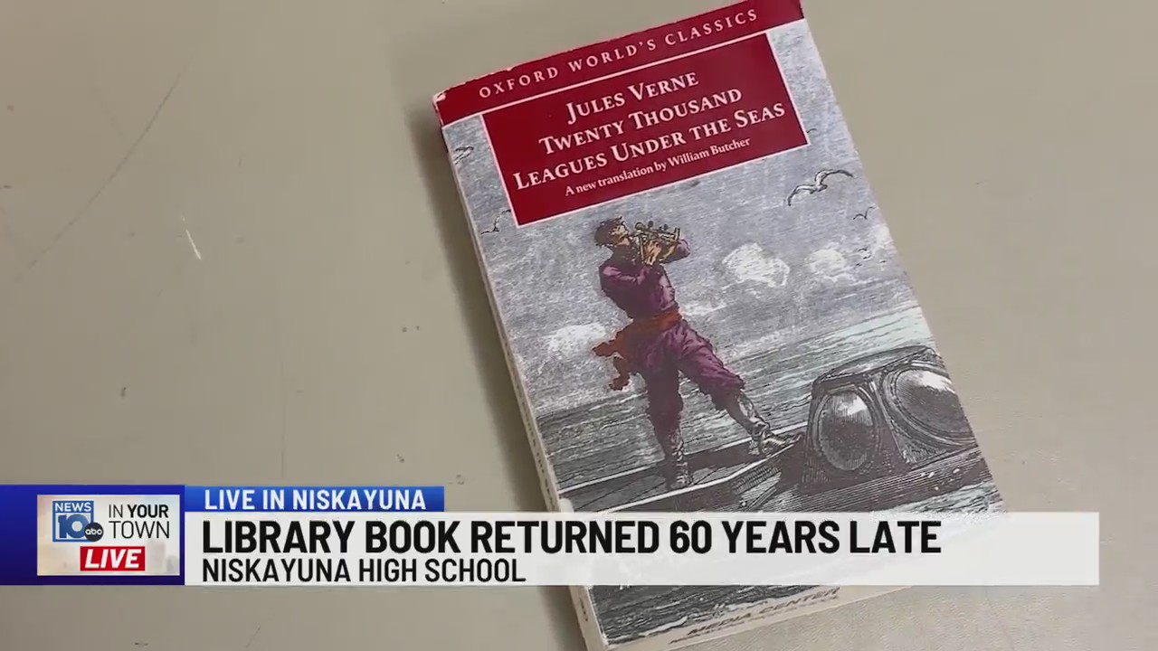 NEWS10 in Your Town: Library book returned 60 years late – NEWS10 ABC