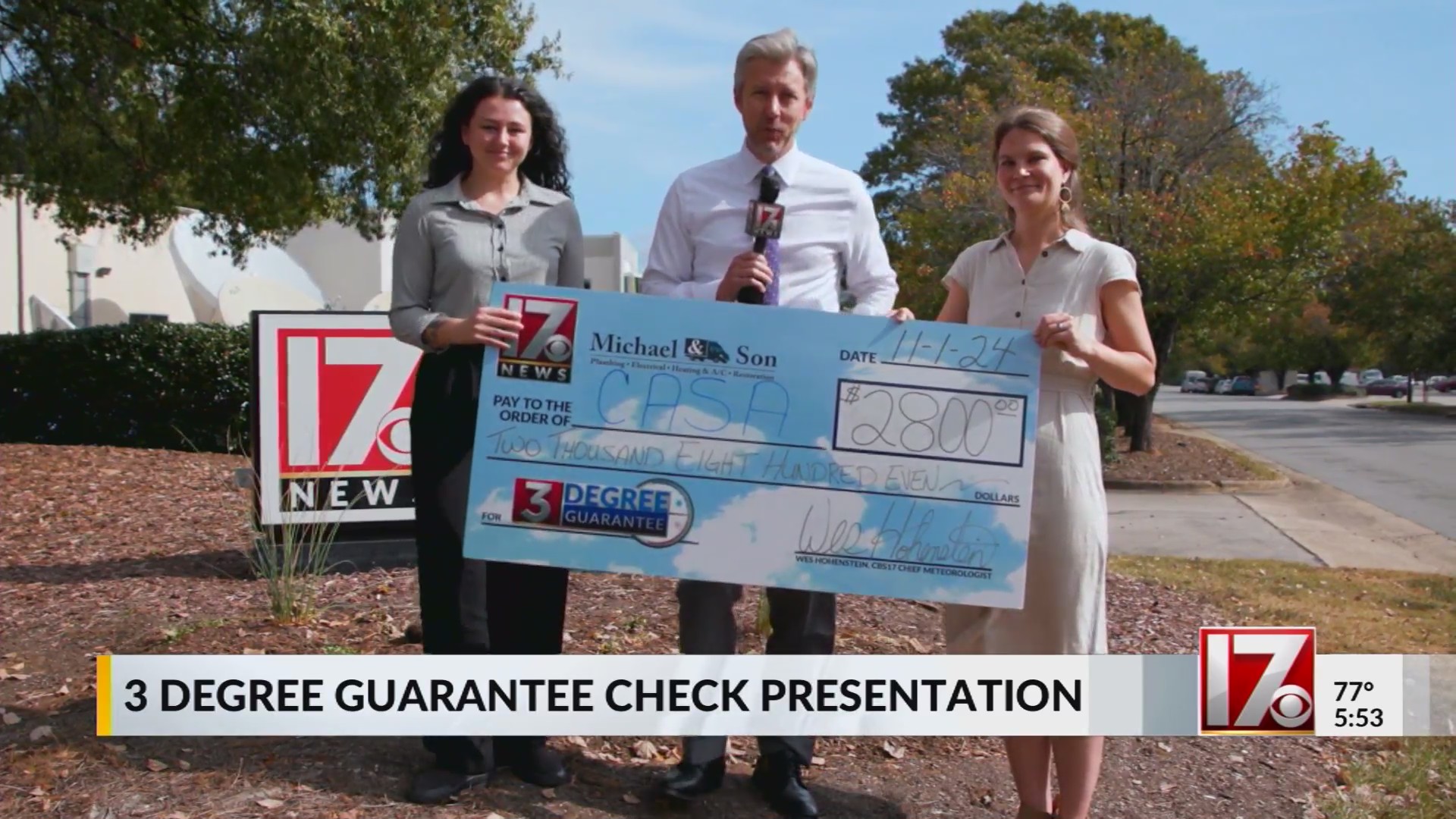 3 Degree Guarantee Check Presentation October 2012 CASA NC CBS 17 Wes ...