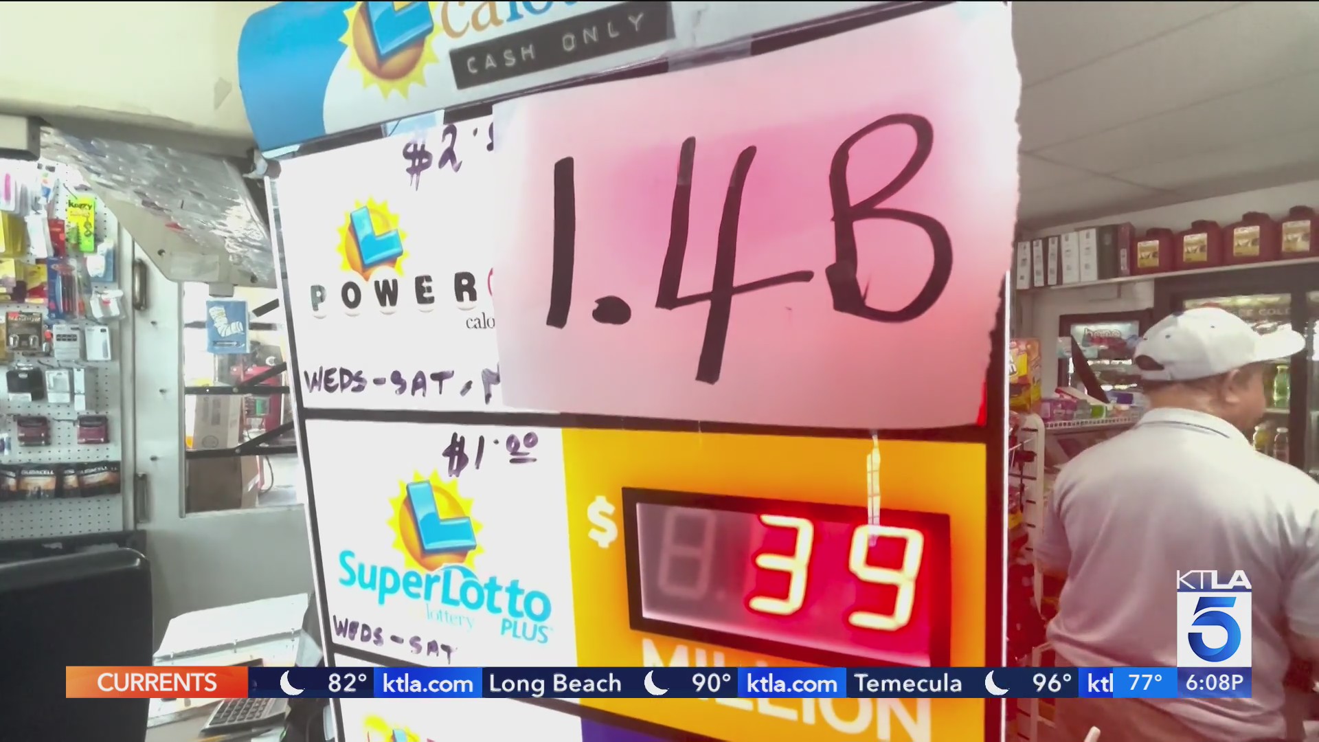 Powerball jackpot surges to $1.4 billion – KTLA