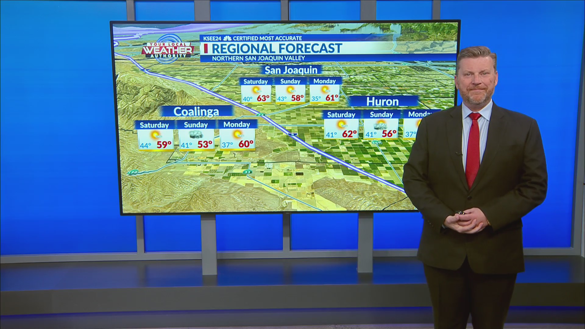 AJ’s North Valley Forecast – CBS47 and KSEE24 | News from YourCentralValley.com