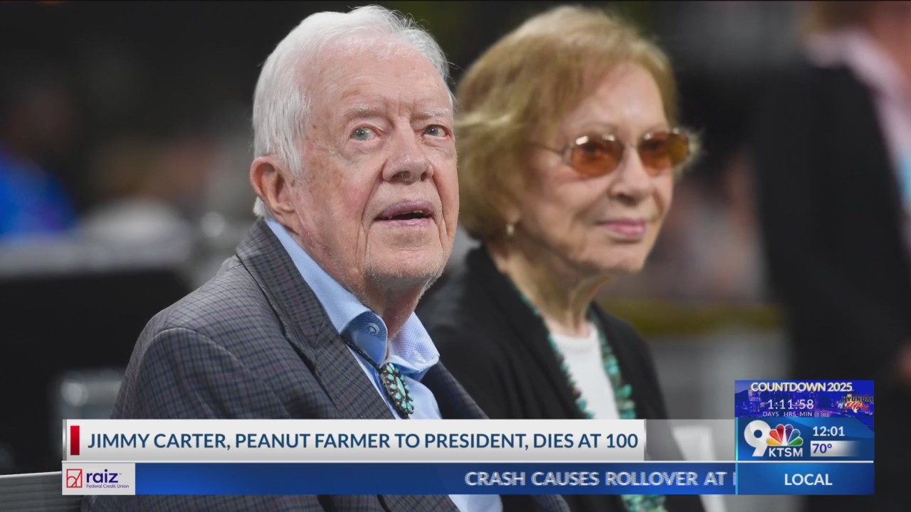 Jimmy Carter, peanut farmer to president, dies at 100 – KTSM 9 News
