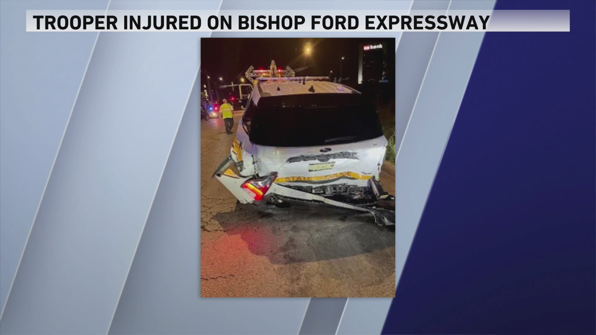 Illinois State Police trooper injured in crash on Bishop Ford ...