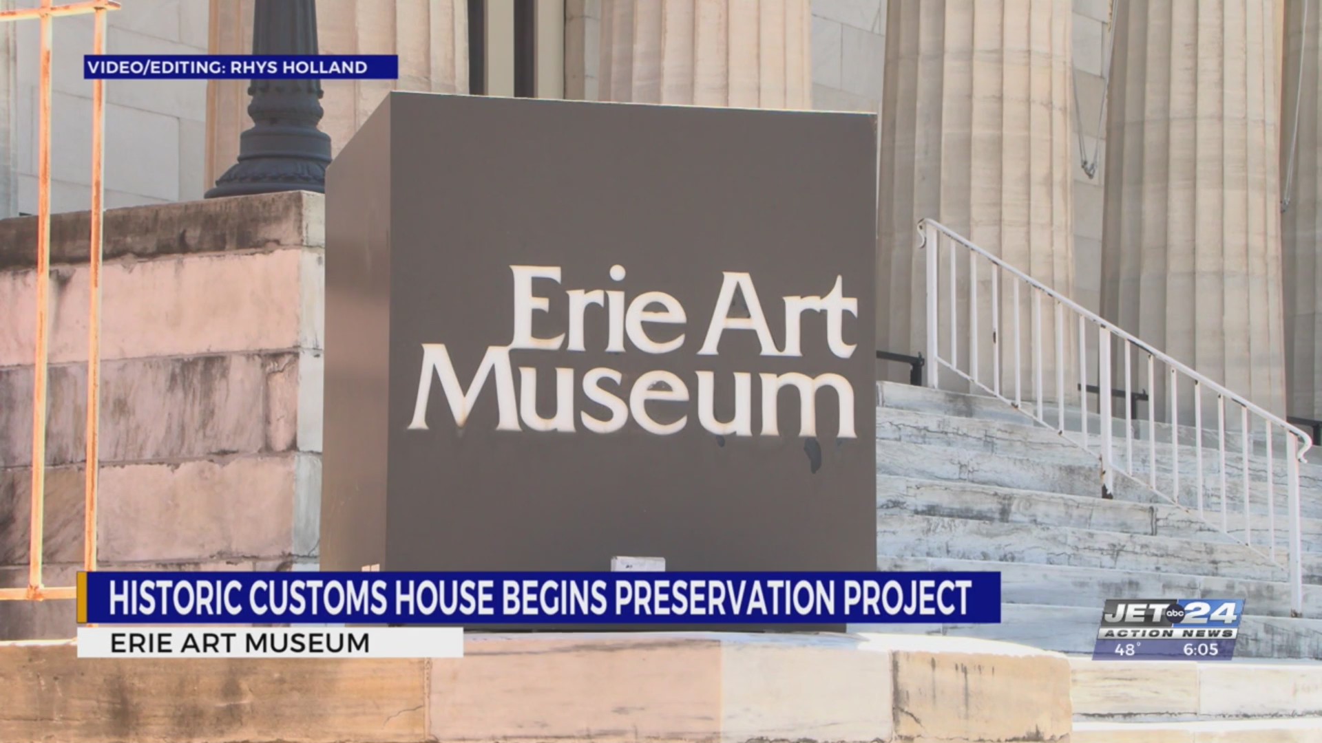 Historic Customs house, AKA the Erie Art Museum, begins preservation ...