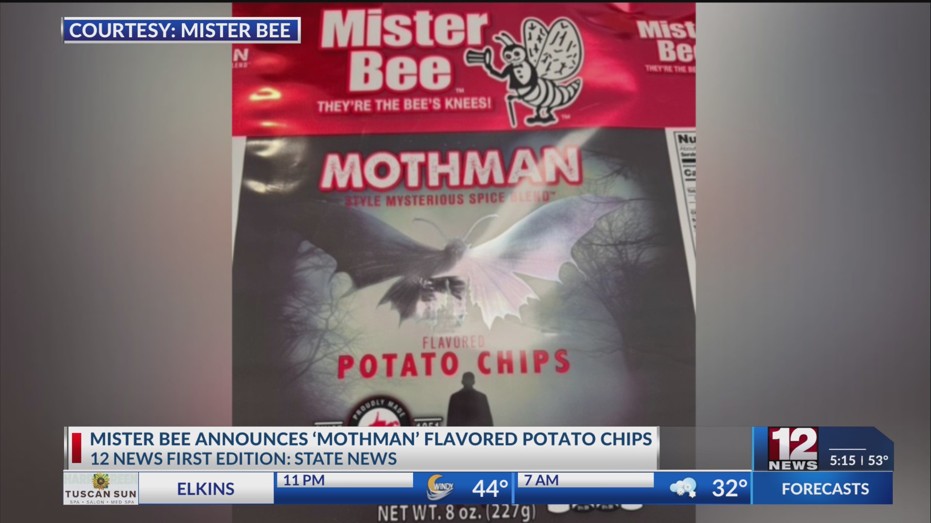 Mister Bee announces ‘Mothman’ flavored potato chips – WBOY.com