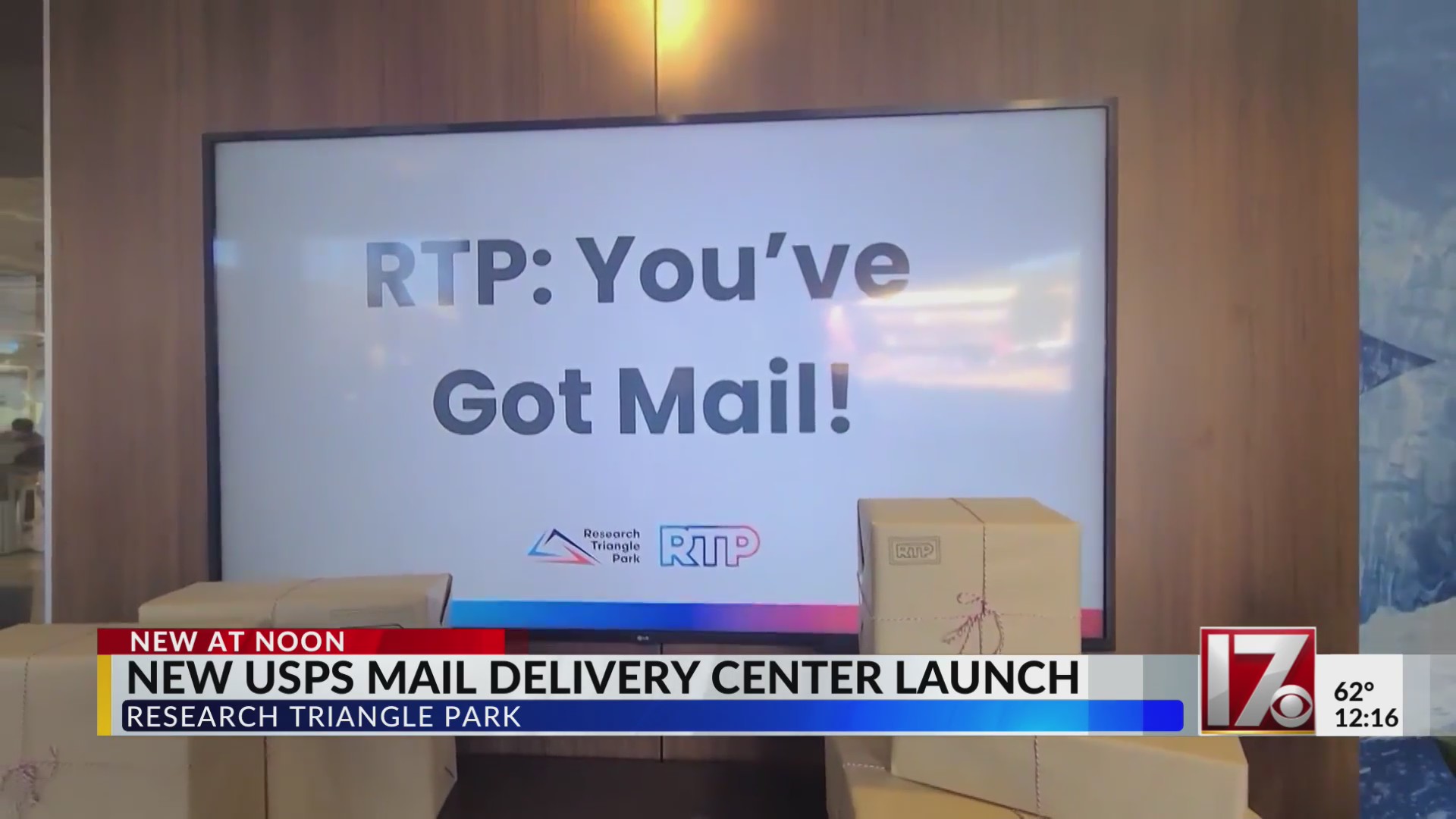 New USPS mail delivery center launce at Research Triangle Park – CBS17.com