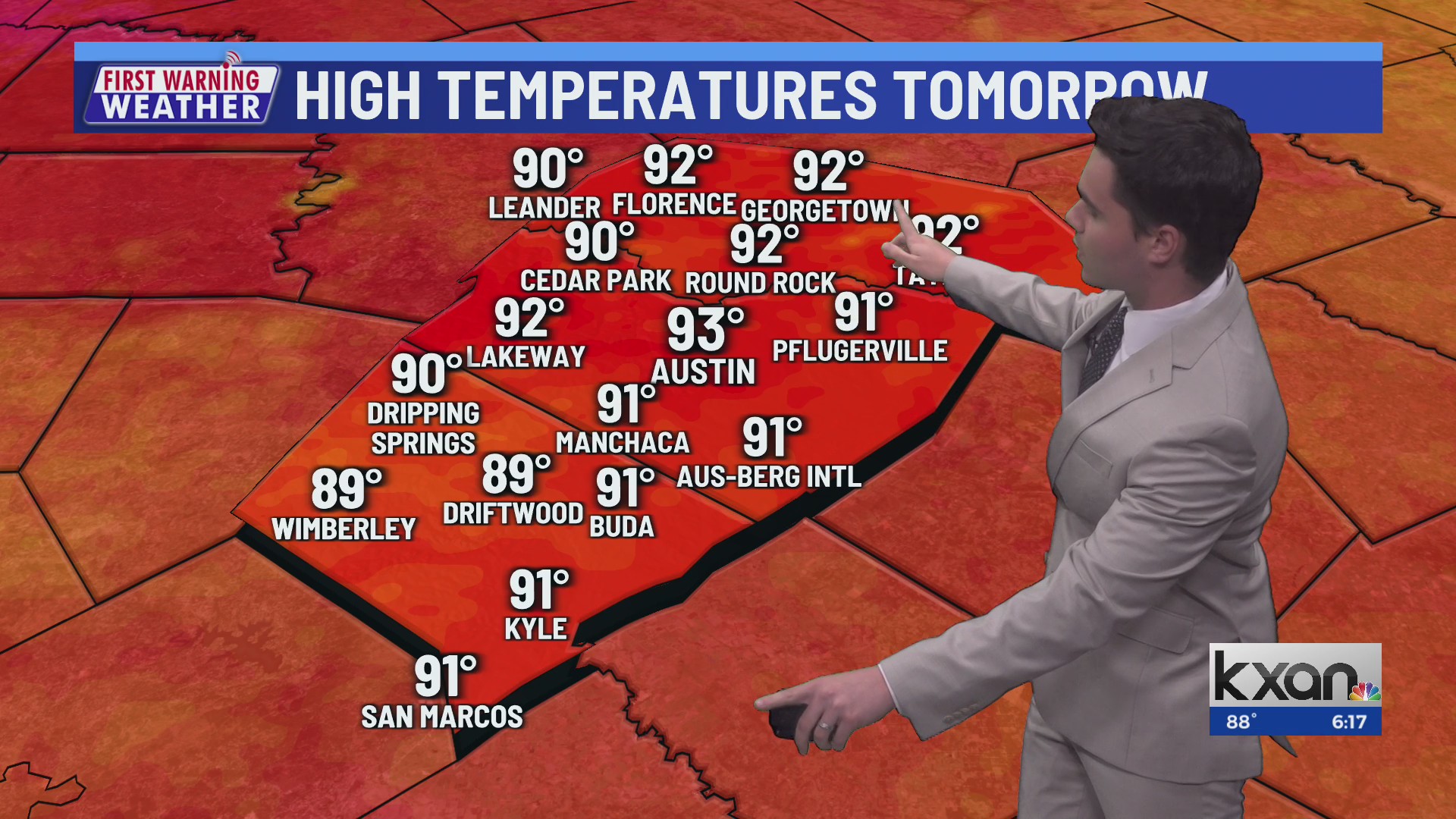 First Warning Weather Evening Forecast with Meteorologist Tommy House ...