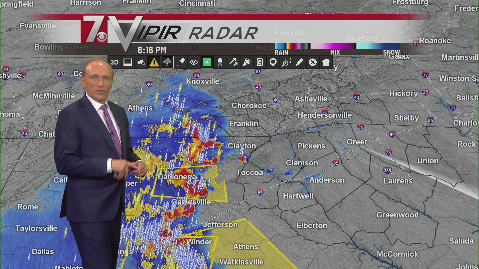 7Weather Saturday Evening Forecast – WSPA 7NEWS