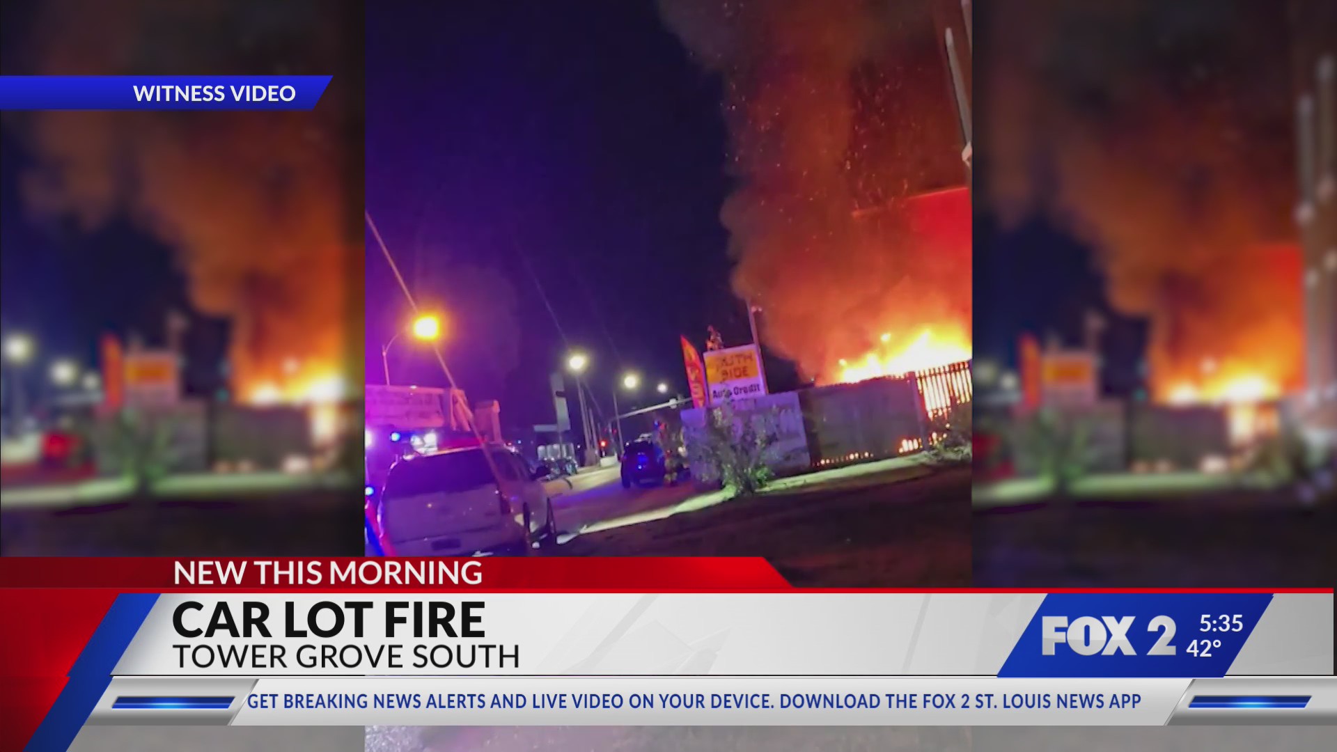 Vehicles damaged in overnight car lot fire in south St. Louis – FOX 2