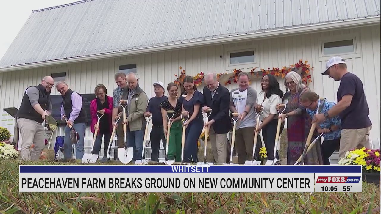 Peacehaven Community Farm breaks ground on new facility in Whitsett ...