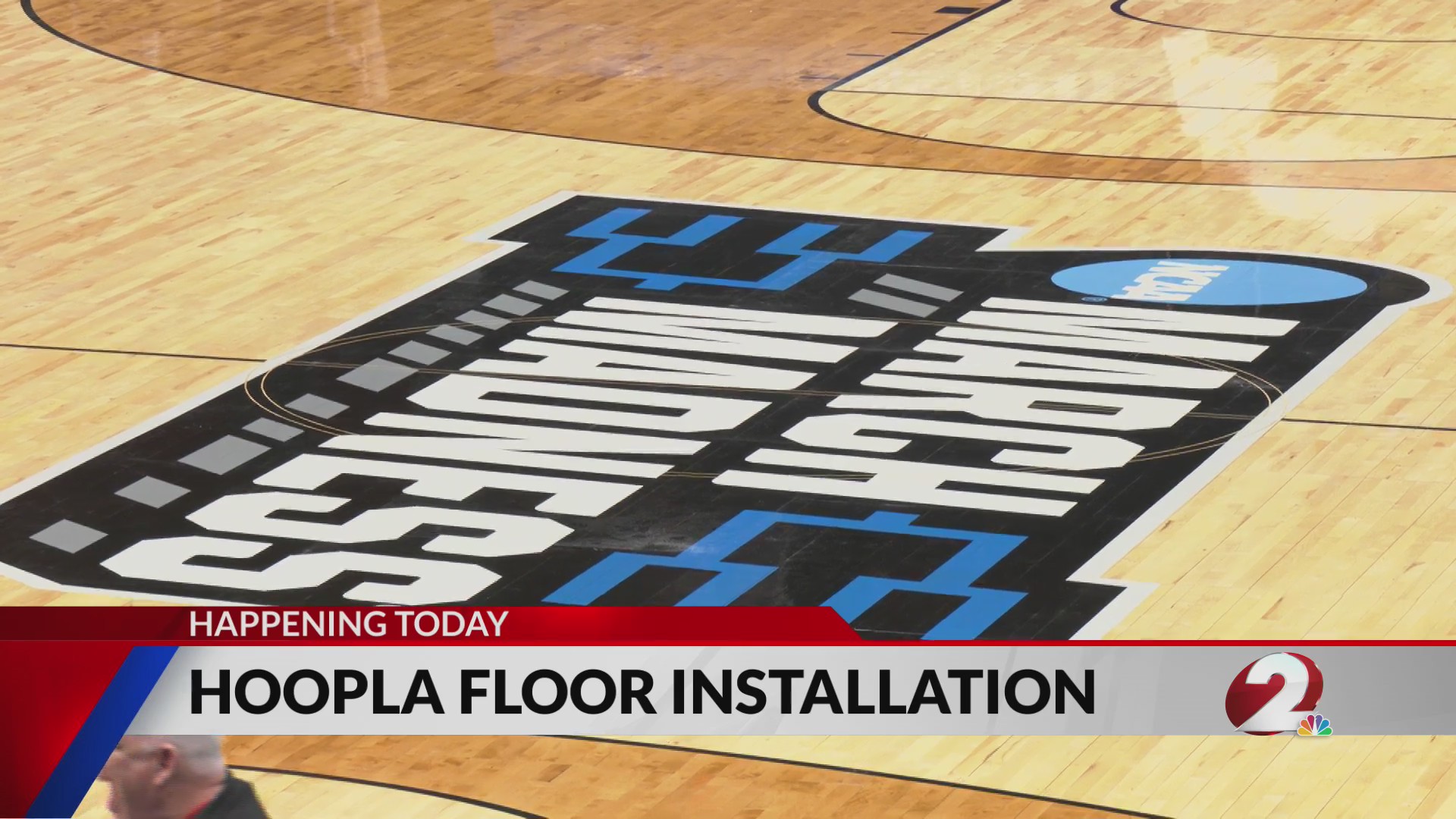 NCAA First Four floor installation at UD Arena – WDTN.com