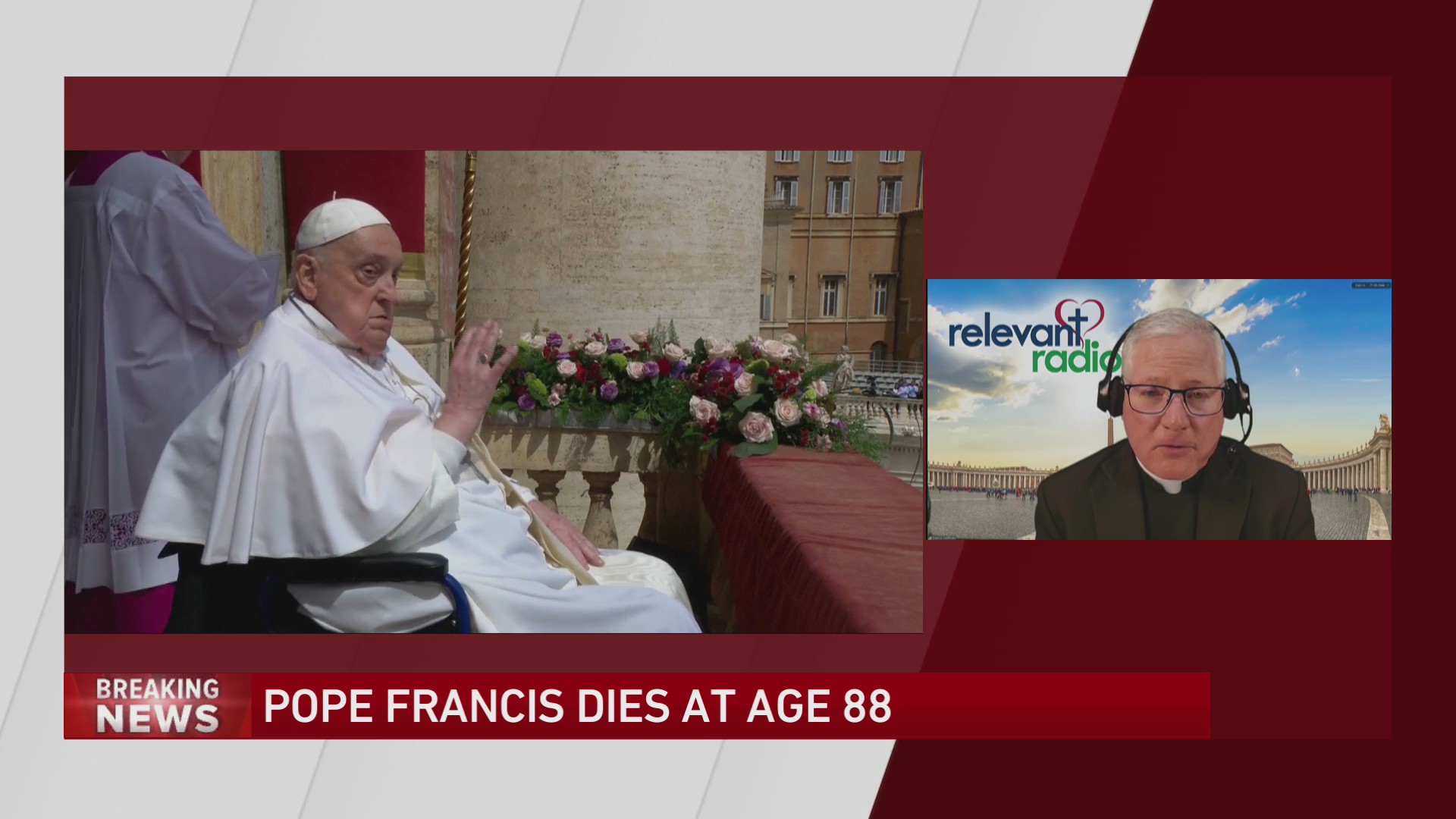 Father Rocky Hoffman on passing of Pope Francis – WGN-TV