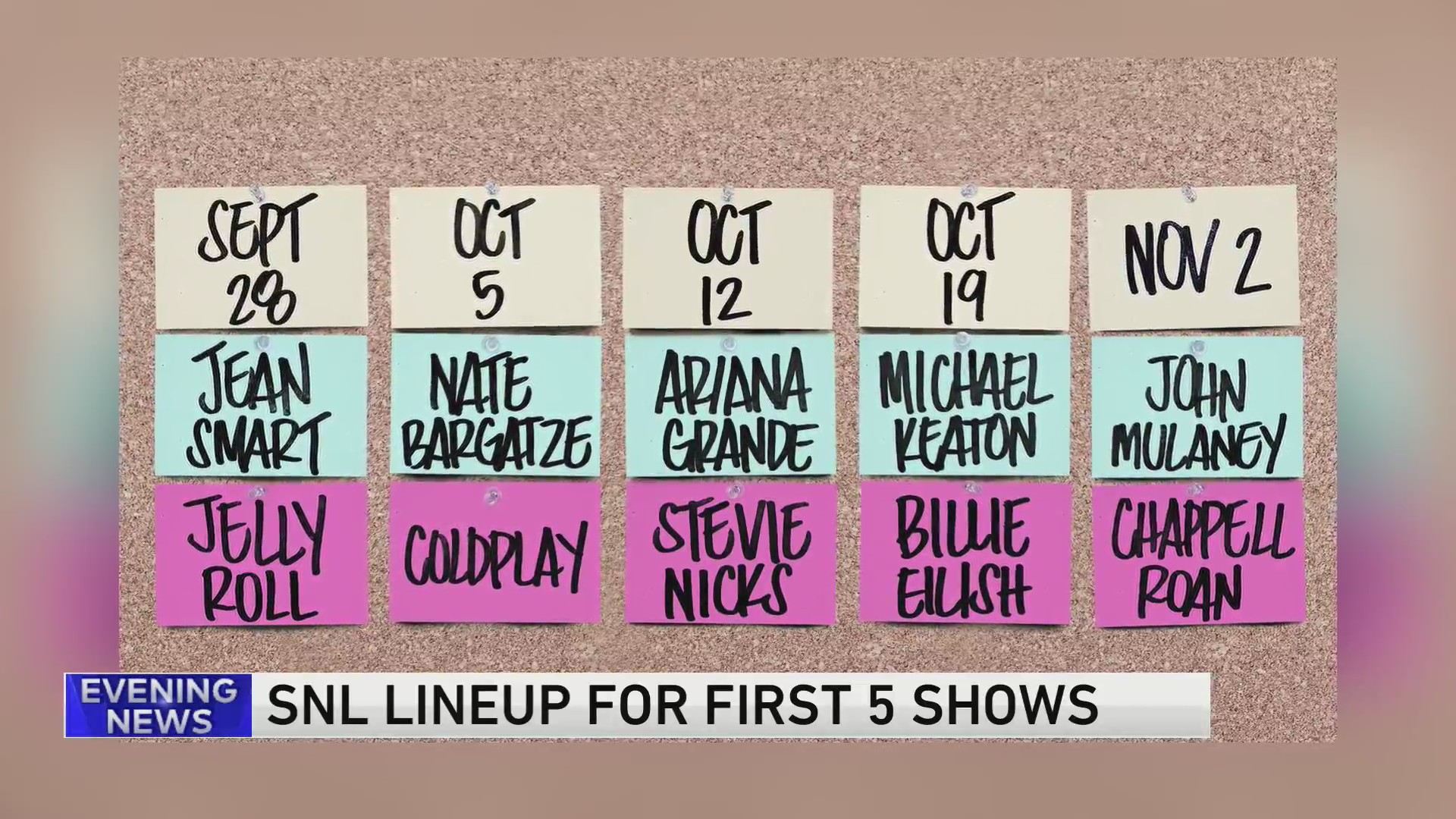 SNL announces lineup for first 5 shows of new season – WGN-TV