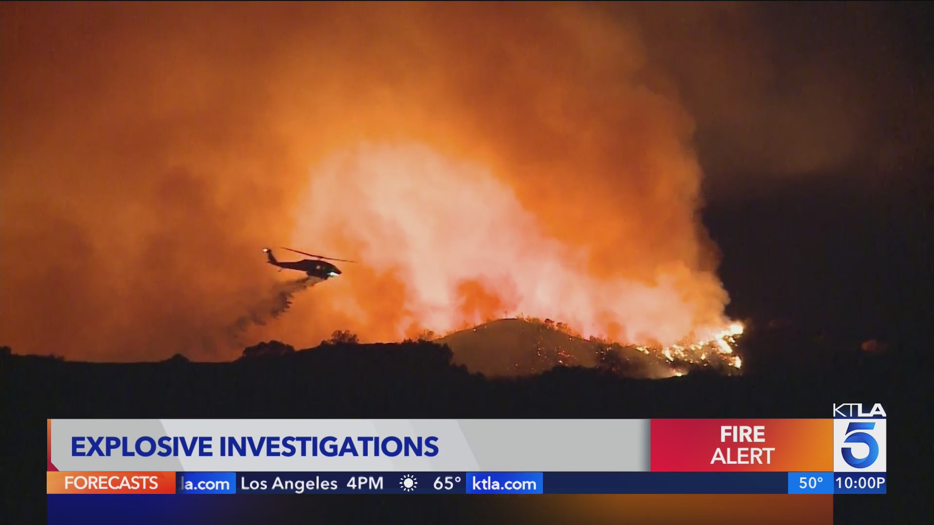 KTLA team coverage of devastating SoCal wildfire – NBC4 WCMH-TV