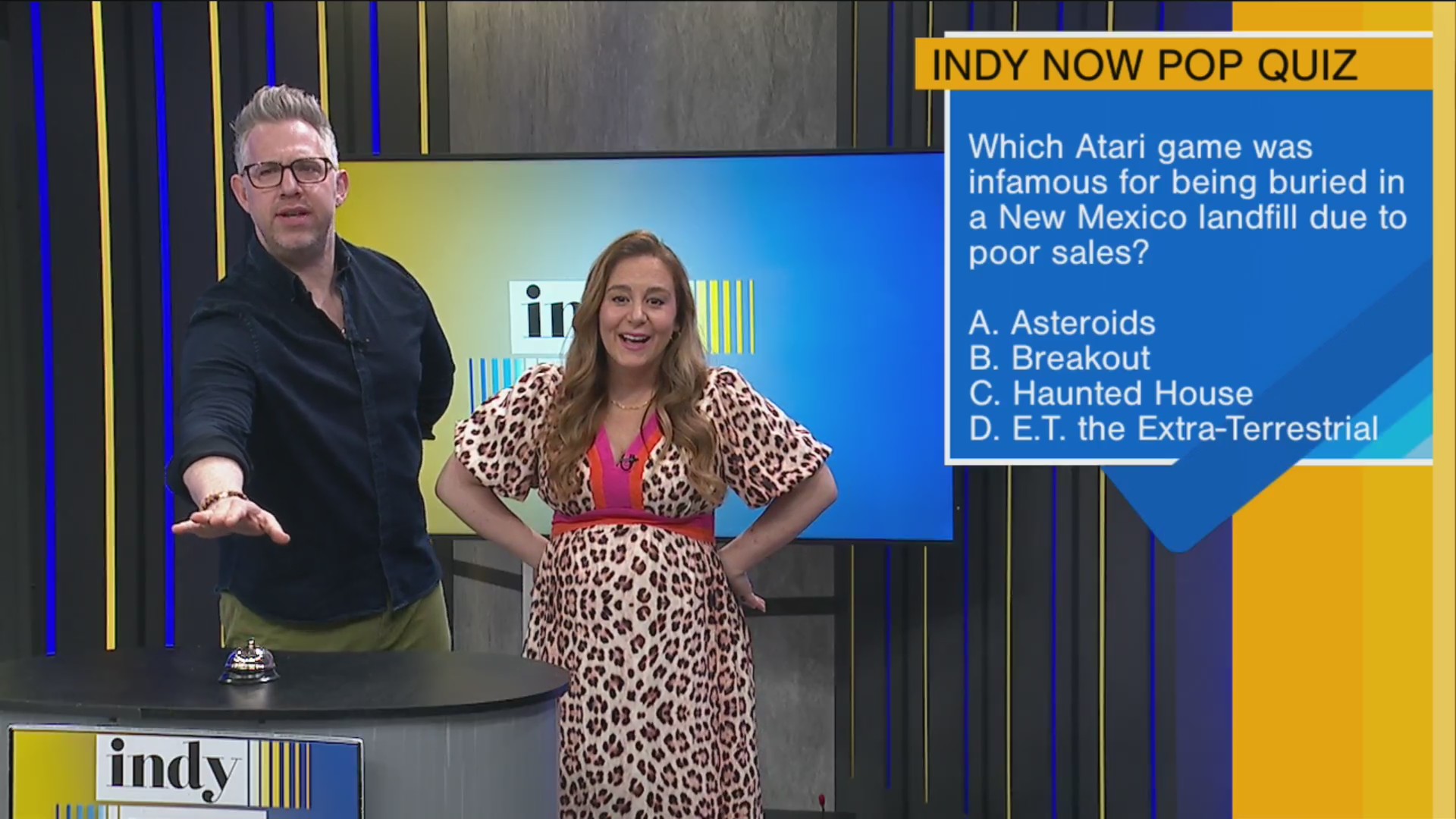 Indy Now Pop Quiz: Console Yourself – 8 to 16 Bit Trivia – 4/23/25 – Fox 59