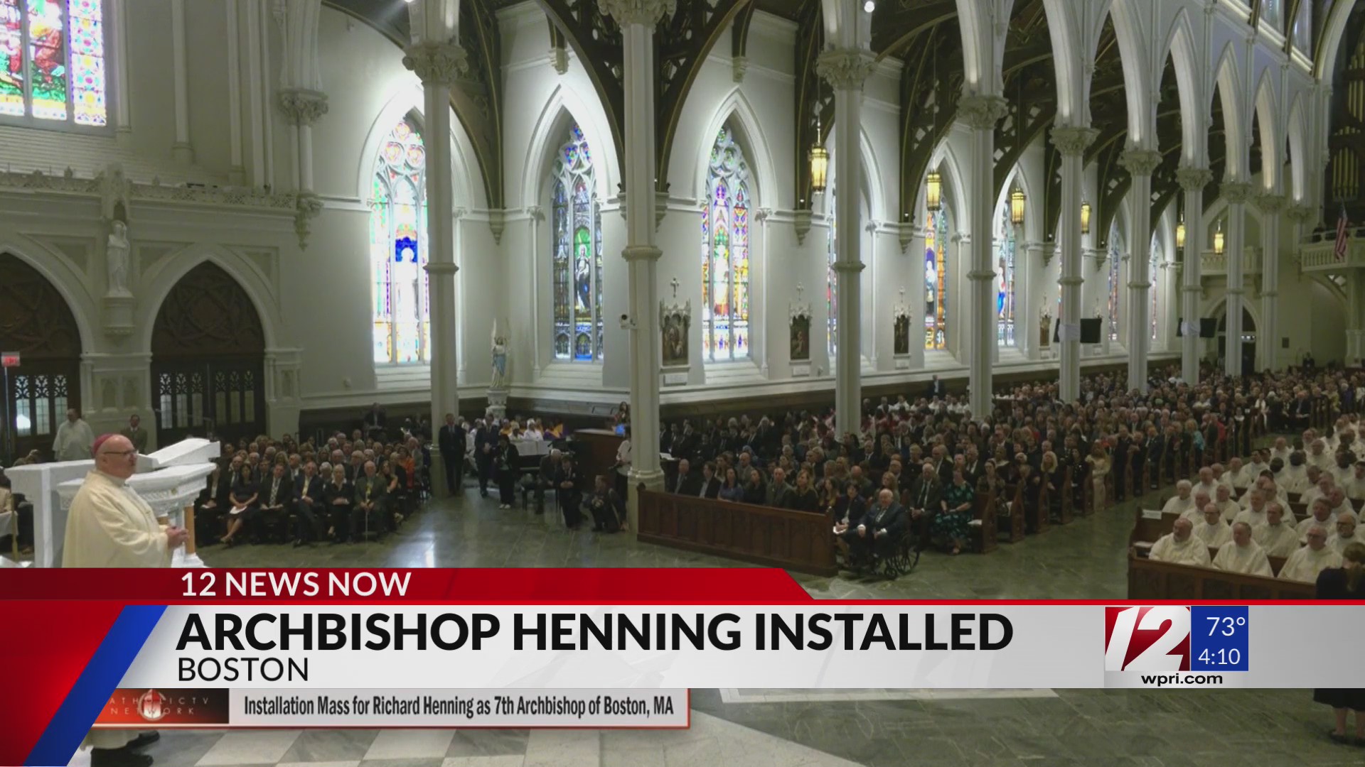 Archbishop Richard Henning installed as head of Boston archdiocese ...