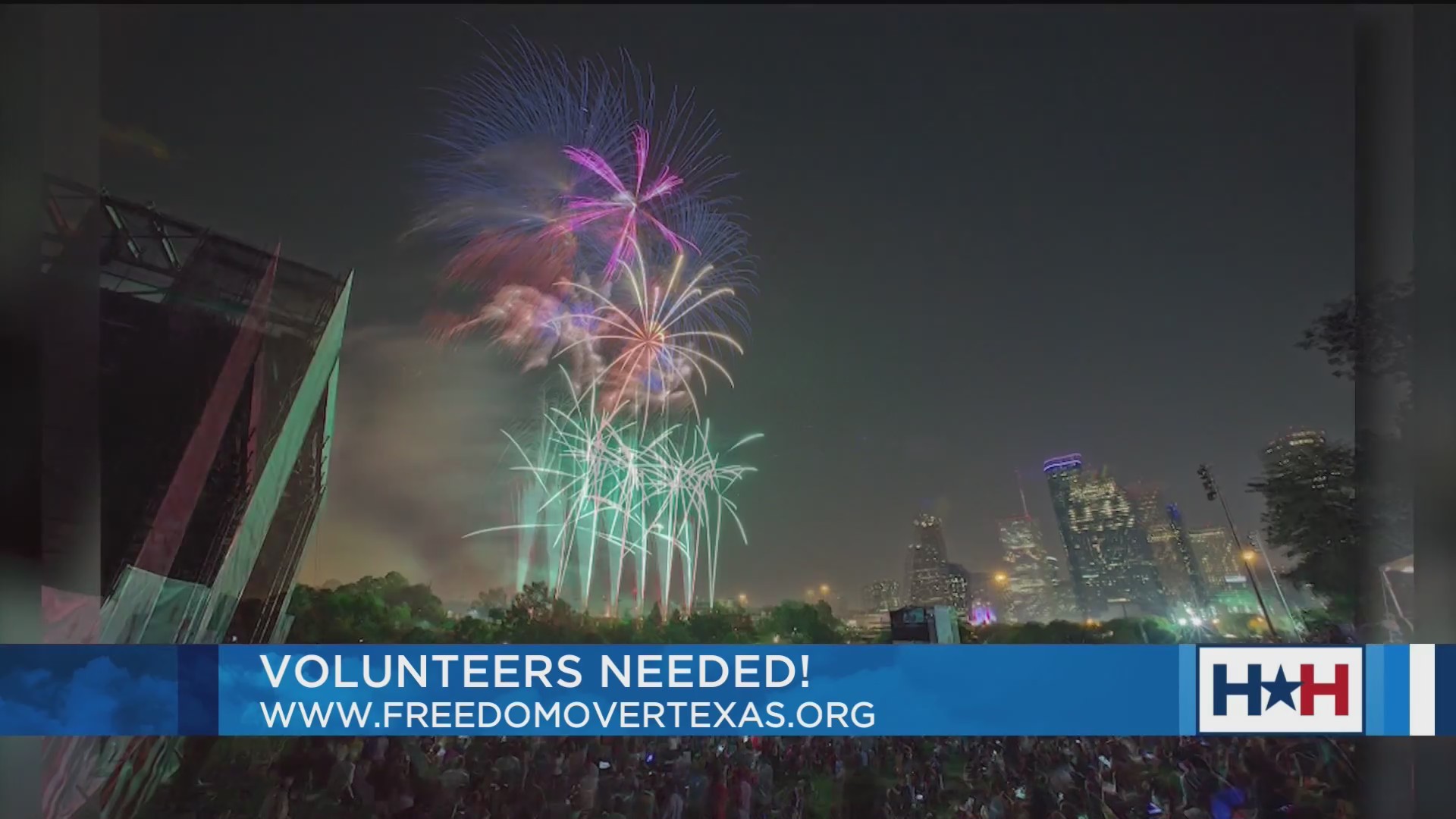 Volunteers needed for the Shell Freedom Over Texas event – CW39 Houston