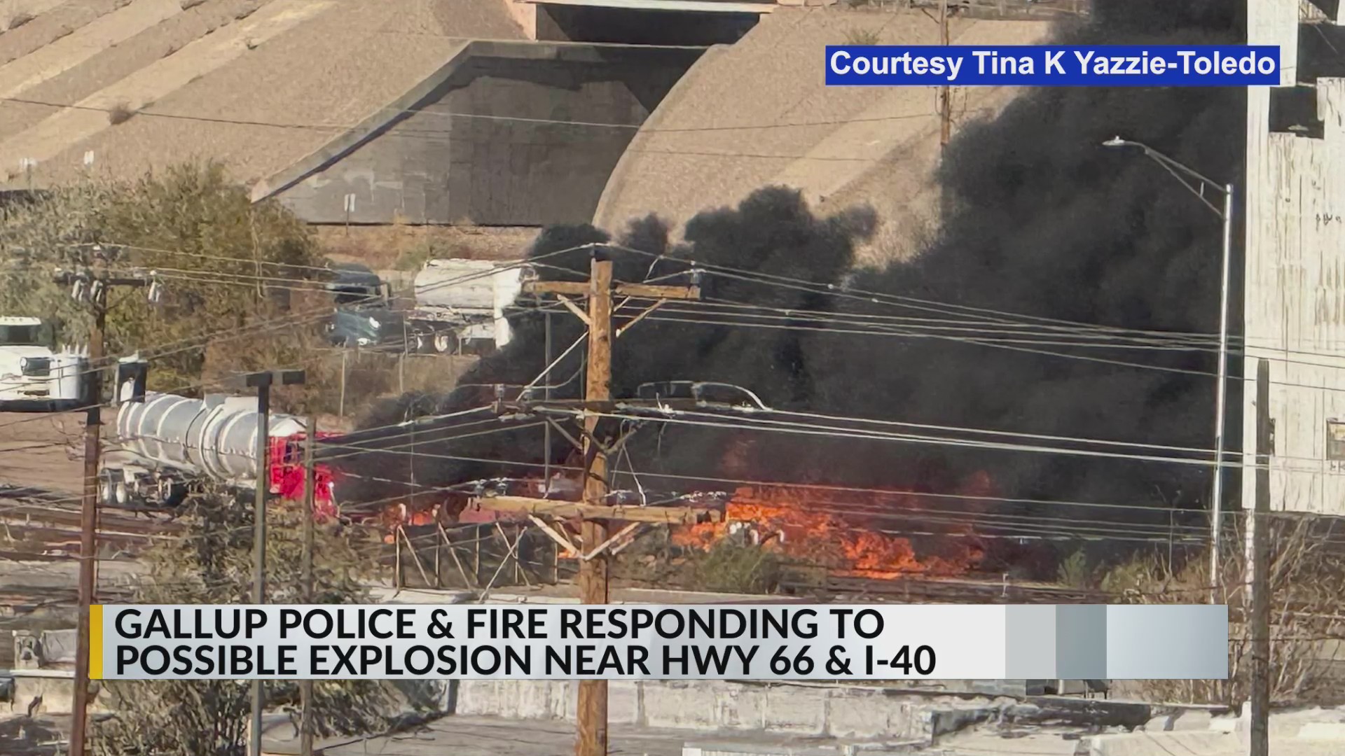 Fuel tanker explosion prompts evacuations in downtown Gallup area ...