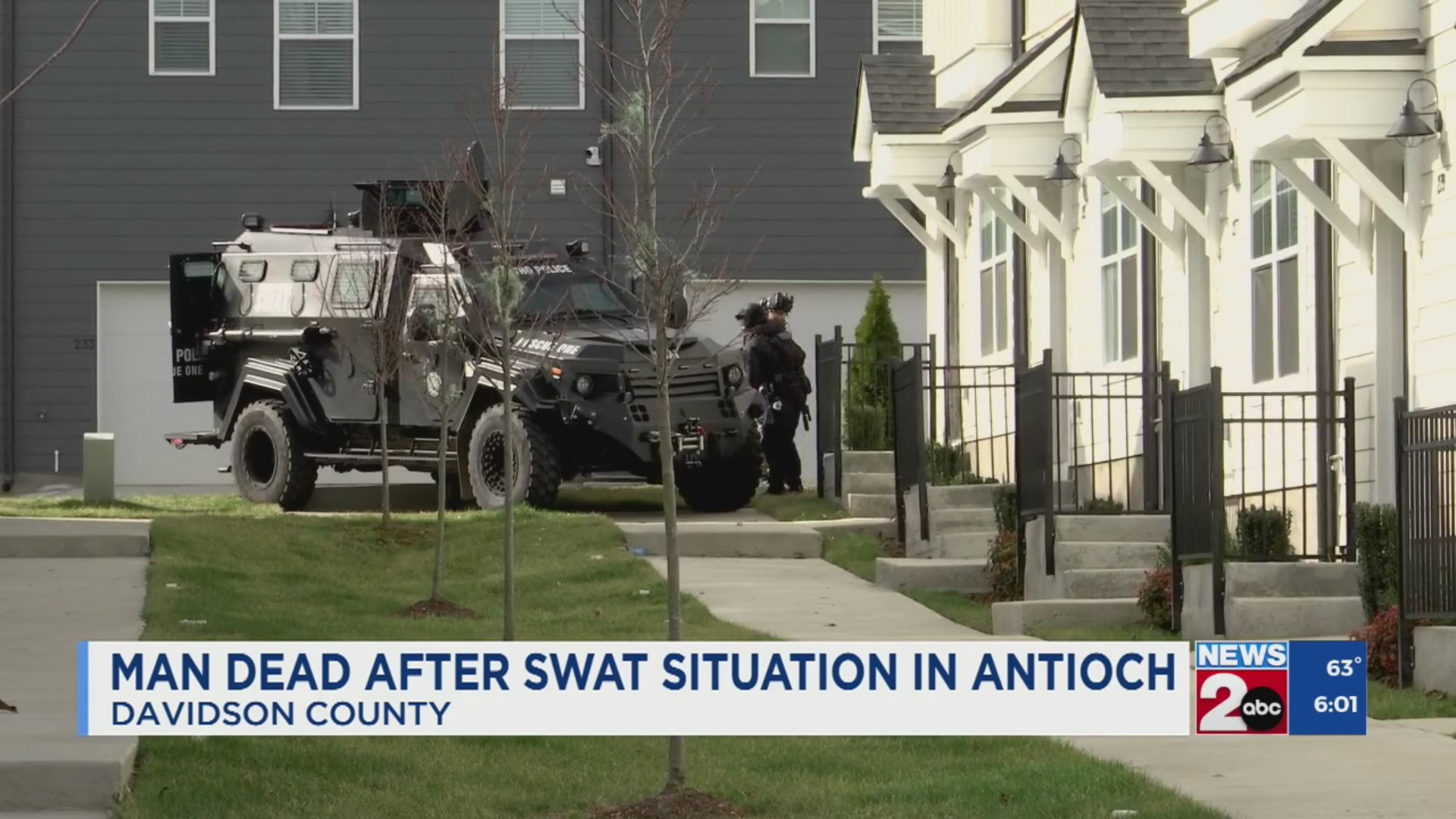 Man dead after SWAT situation in Antioch – WKRN News 2