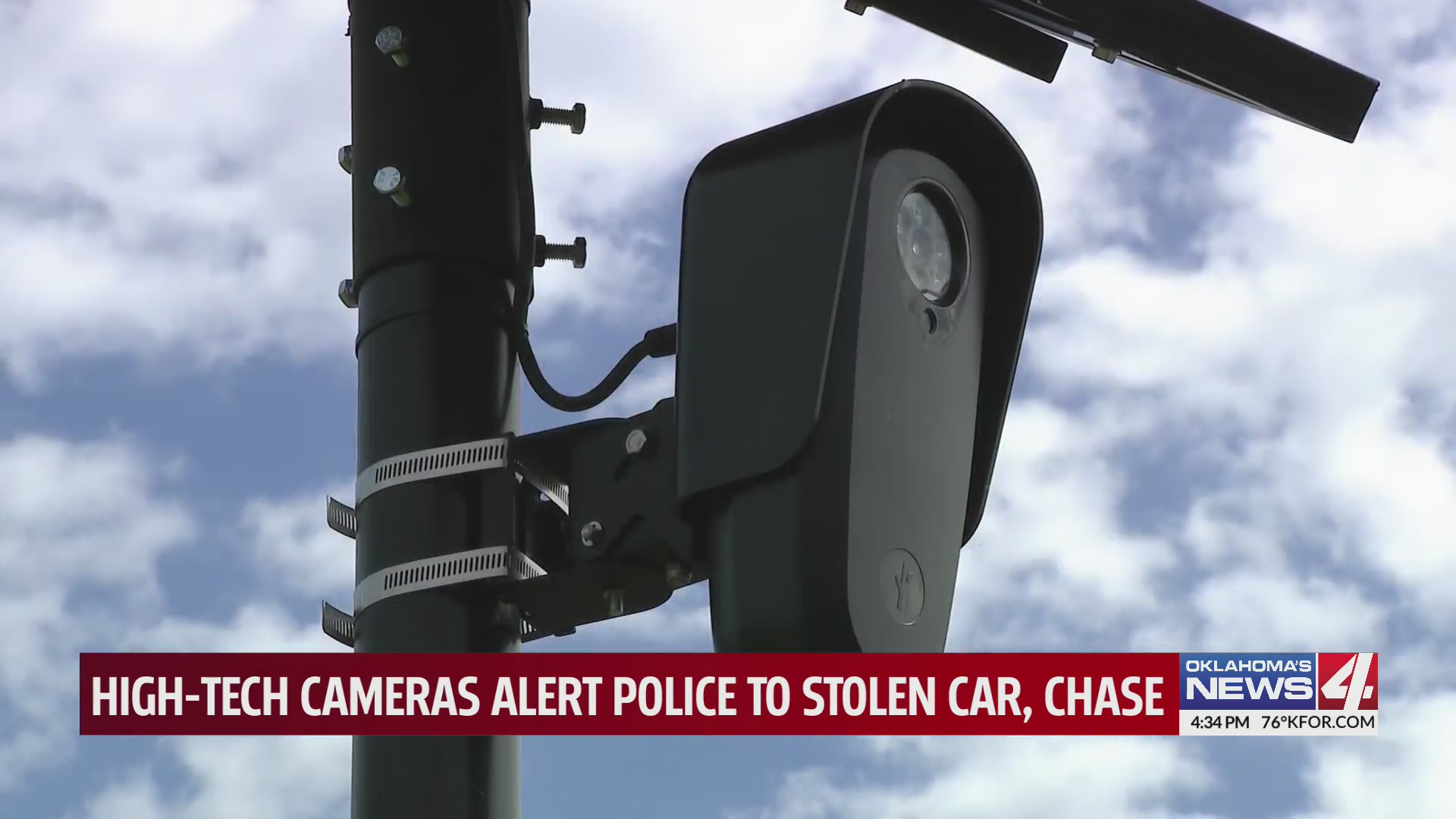 High-tech cameras alert police to stolen car, chase – KFOR.com Oklahoma ...