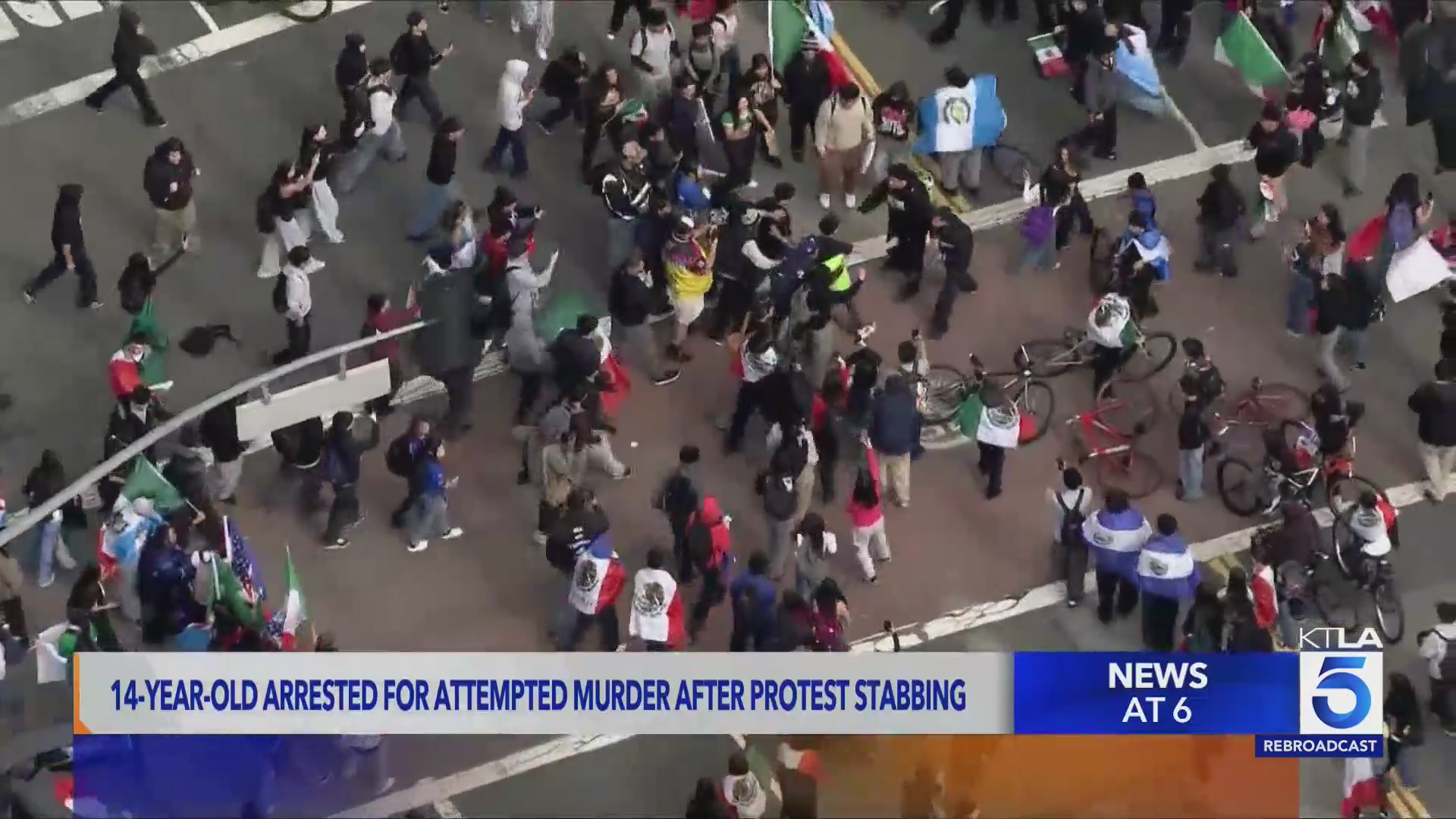 14-year-old boy arrested for attempted murder during downtown protest ...