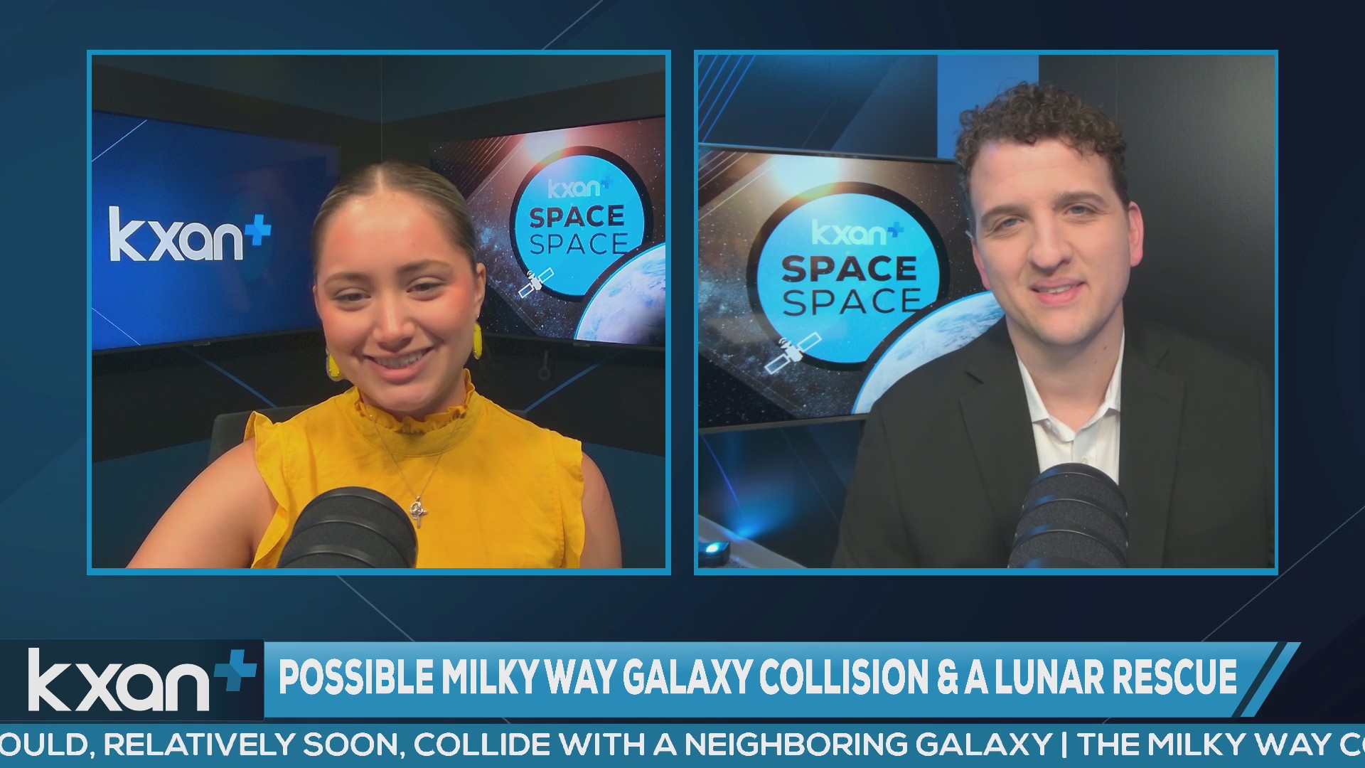 The Space Space: A possible Milky Way Galaxy collision & a lunar rescue ...