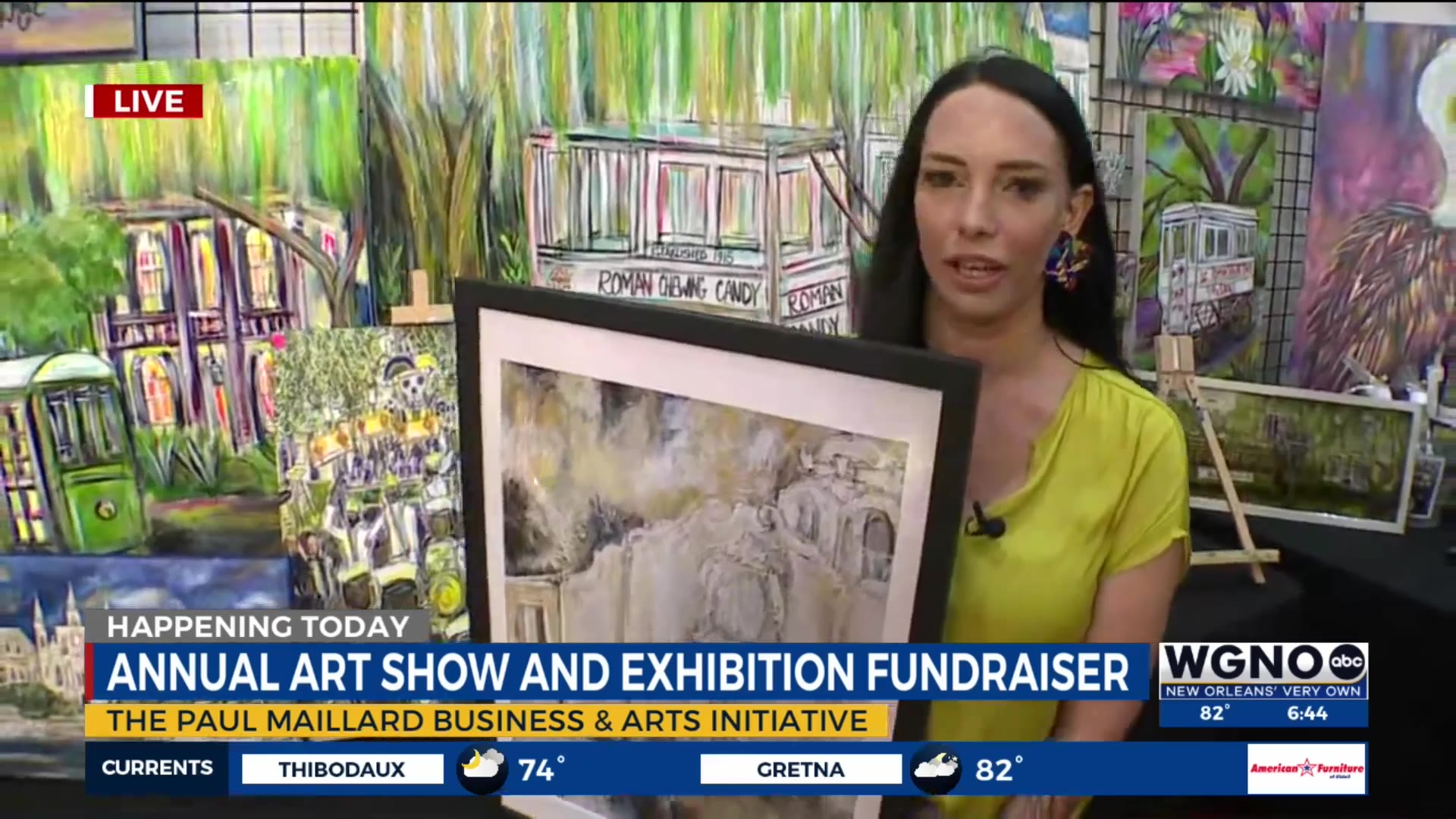 The Old Church Luling Shows New Art – WGNO