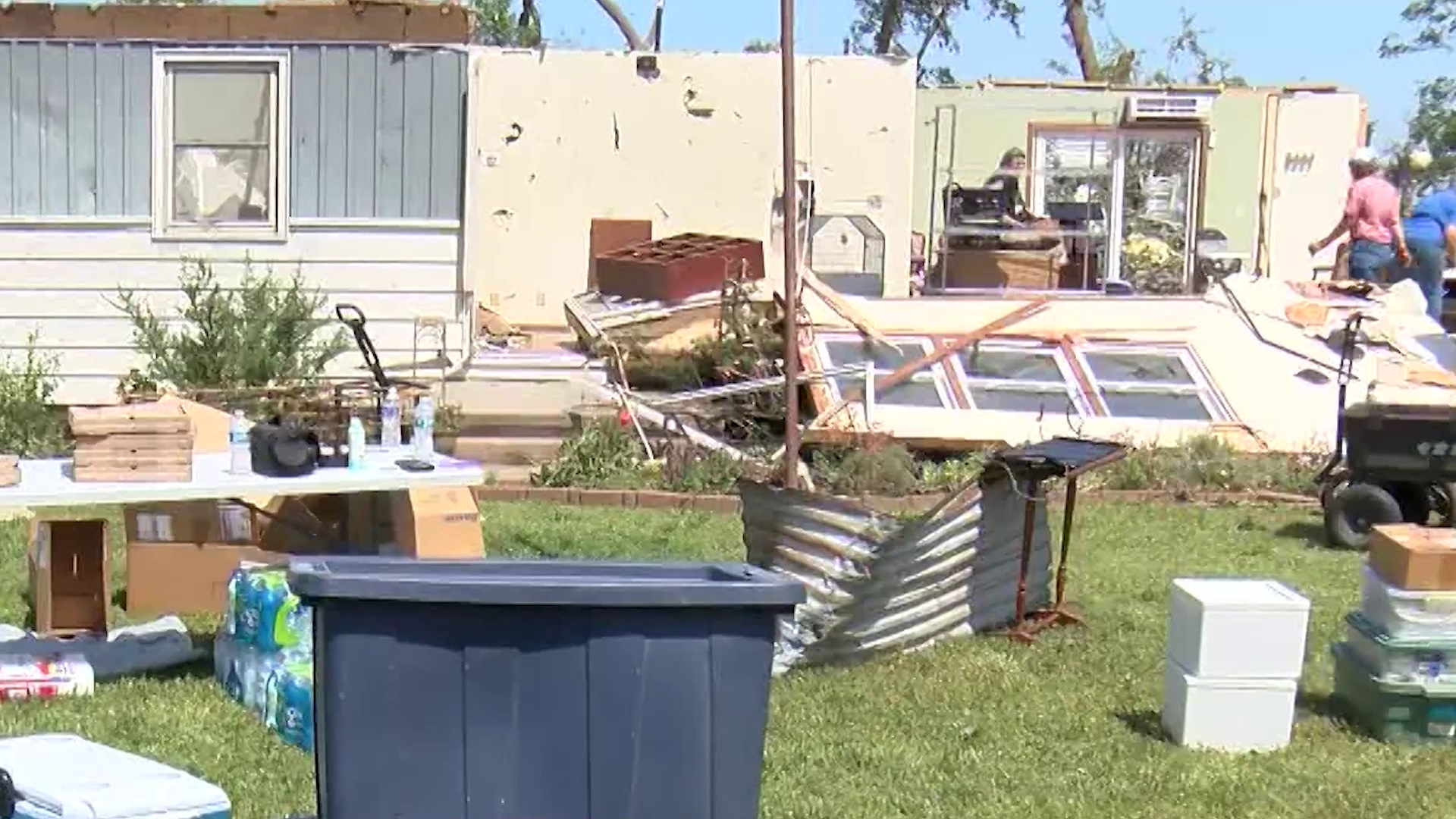 Cleanup begins in Plevna after tornado hits the town – KSN-TV