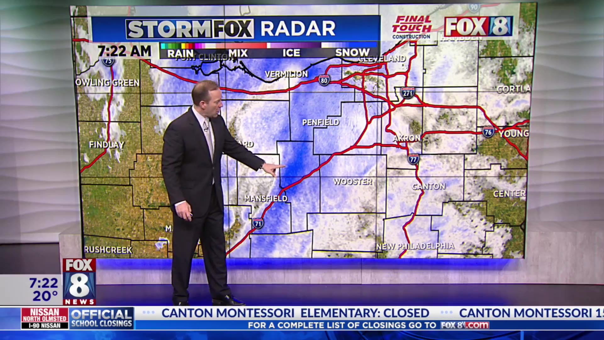 TRACKING: Widespread snow all day long — How much will we get? – Fox 8 ...