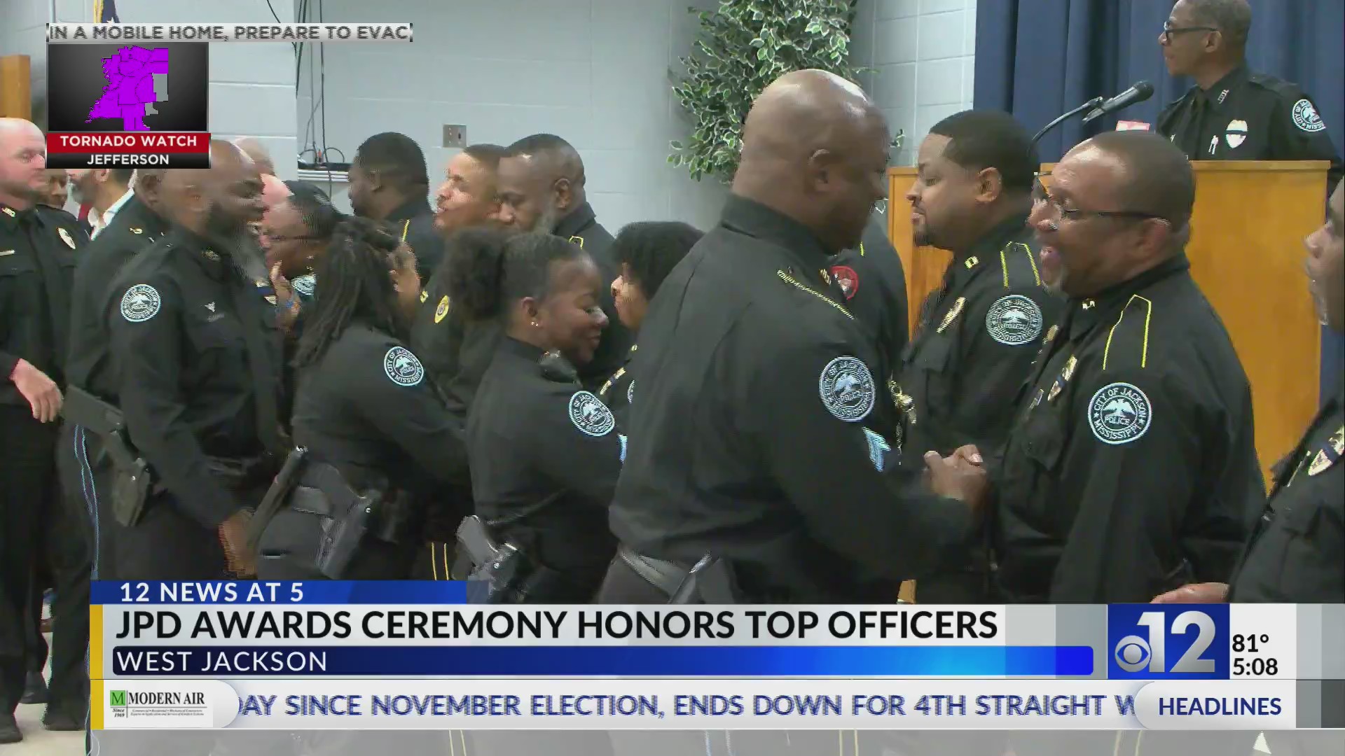 Jackson Police Department honors top officers – WJTV