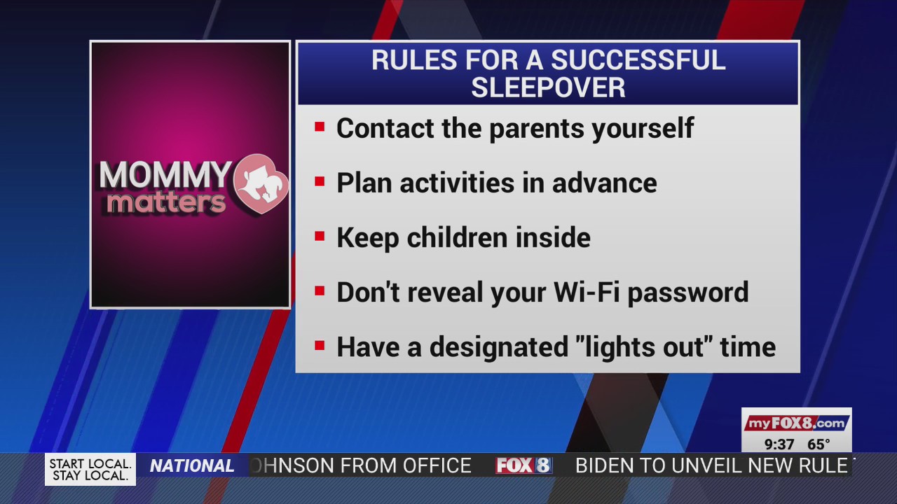These are 5 rules for a successful sleepover – FOX8 WGHP