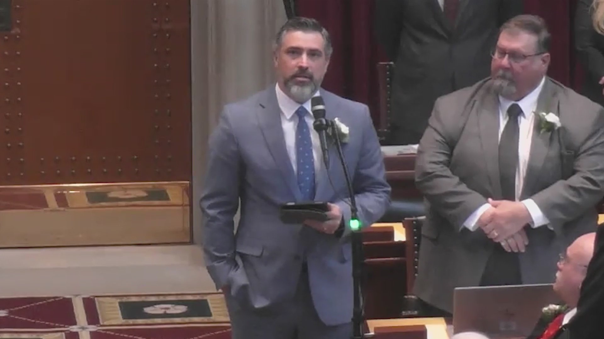 Rep. Ben Baker of Neosho gives emotional statement on House floor ...