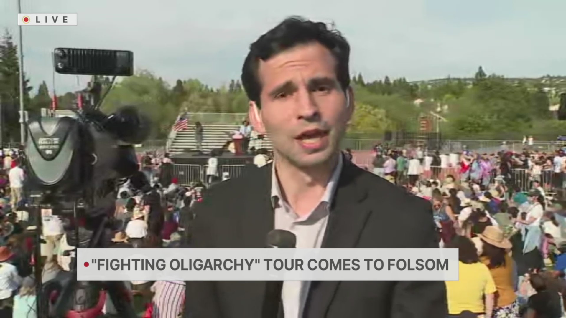 Bernie, AOC’s ‘Fighting Oligarchy’ rally arrived in Folsom this week ...