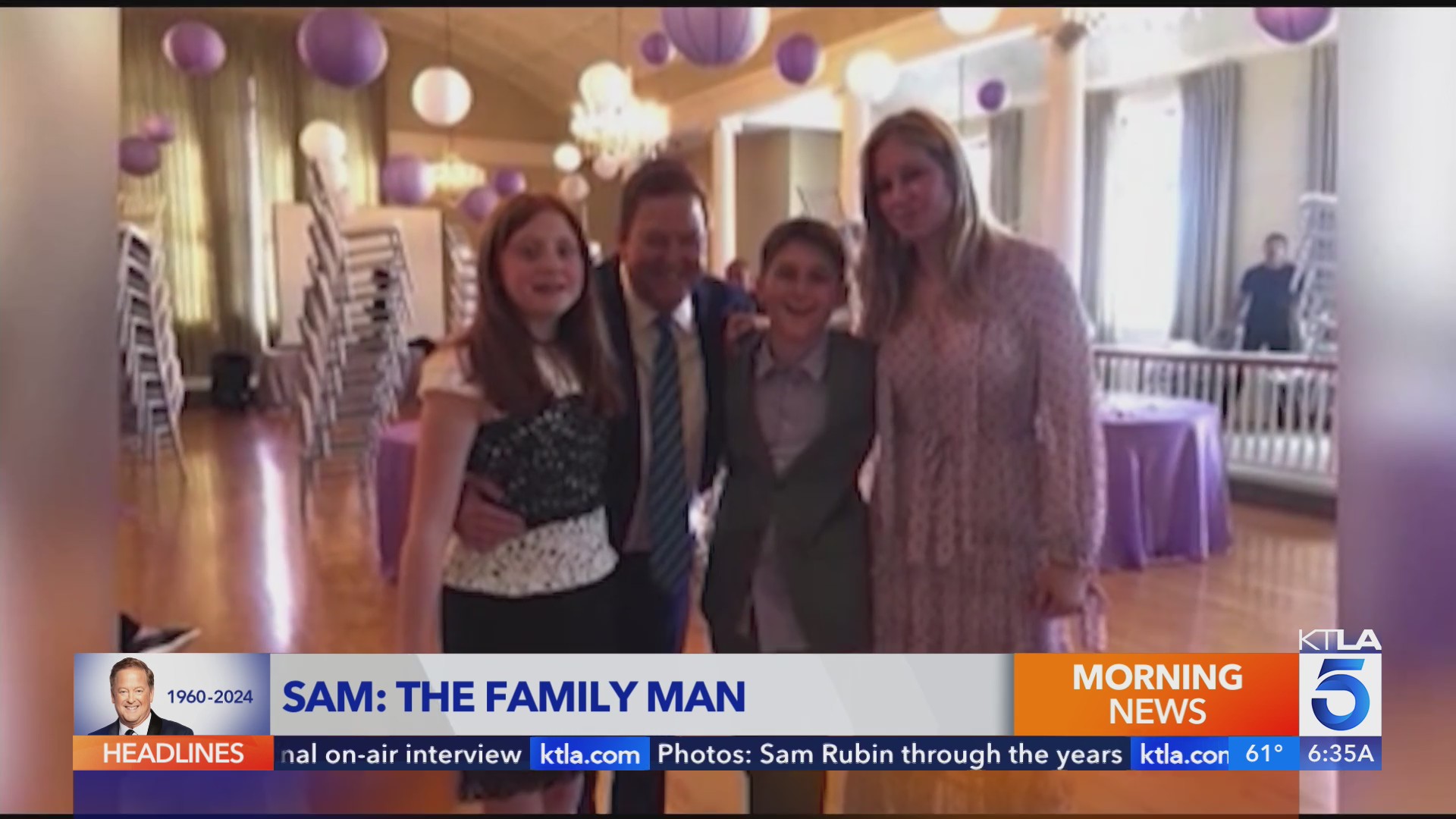 Sam Rubin: KTLA’s family man – KTLA