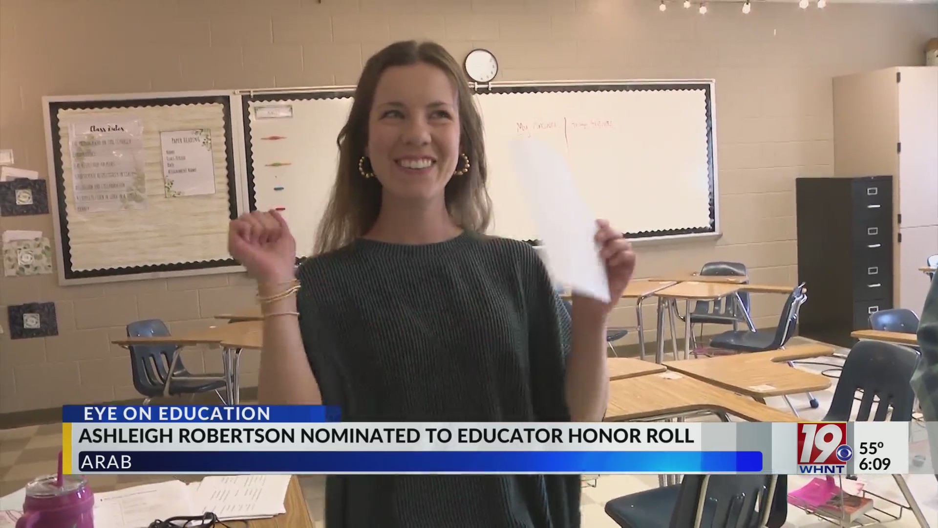 Educator Honor Roll: Ashleigh Robertson, Arab Junior High School ...