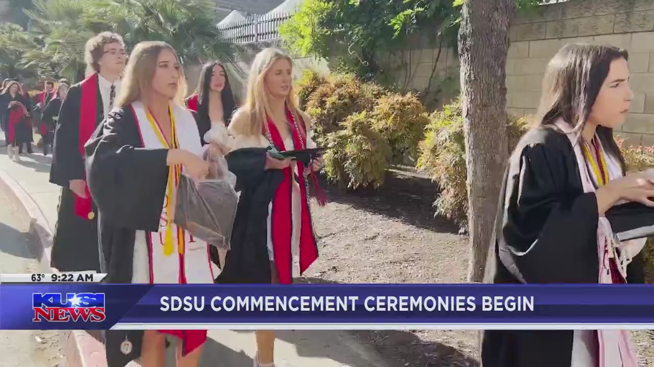 SDSU commencement ceremonies begin – FOX 5 San Diego & KUSI News