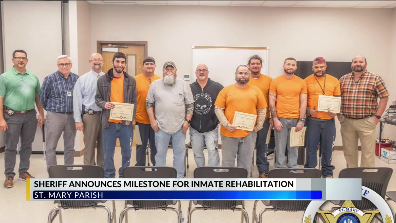 St. Mary Parish inmates achieve milestone with welding certificates ...