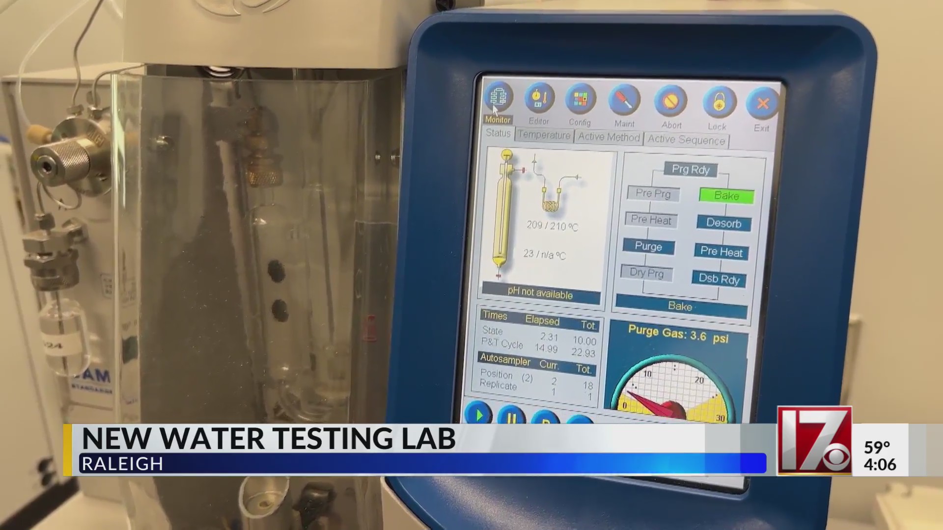 New water testing lab in Raleigh – CBS17.com