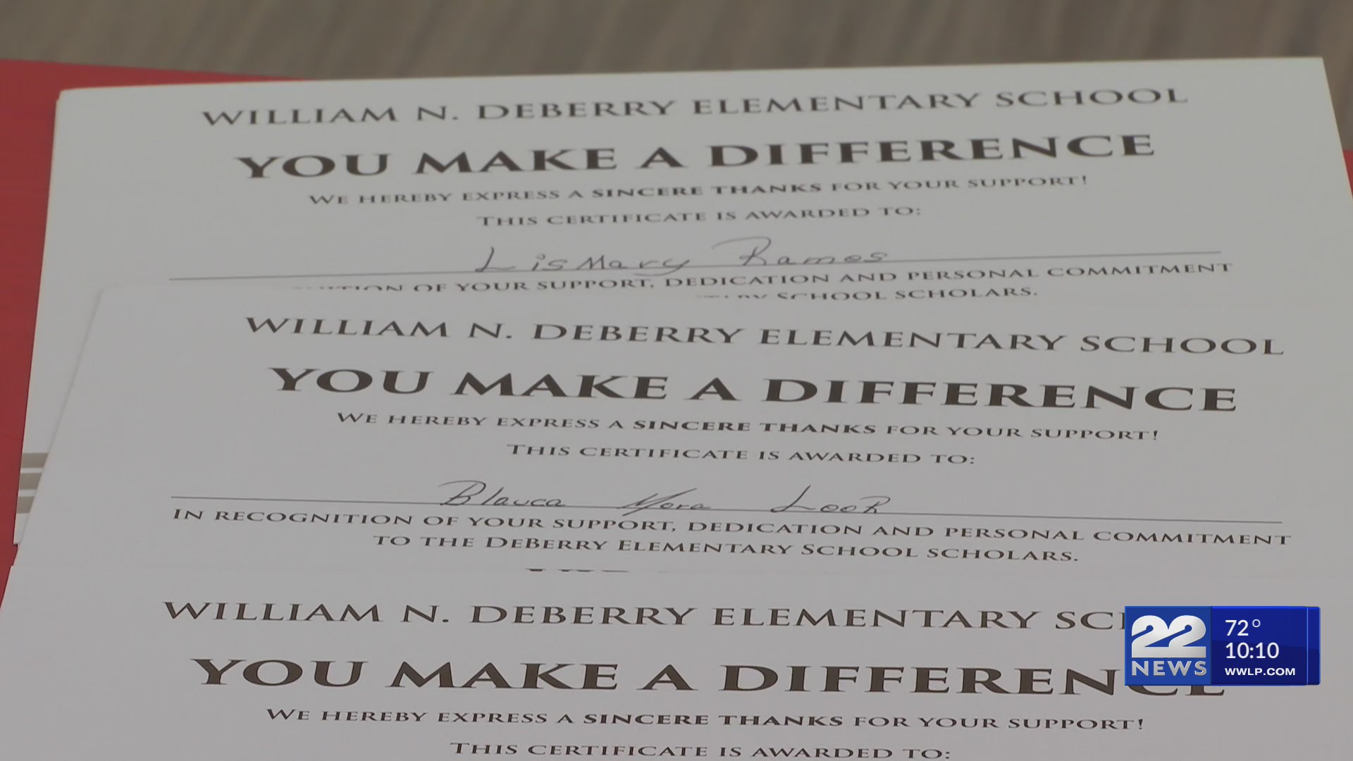 Deberry School in Springfield hosted awards night to honor parents and ...
