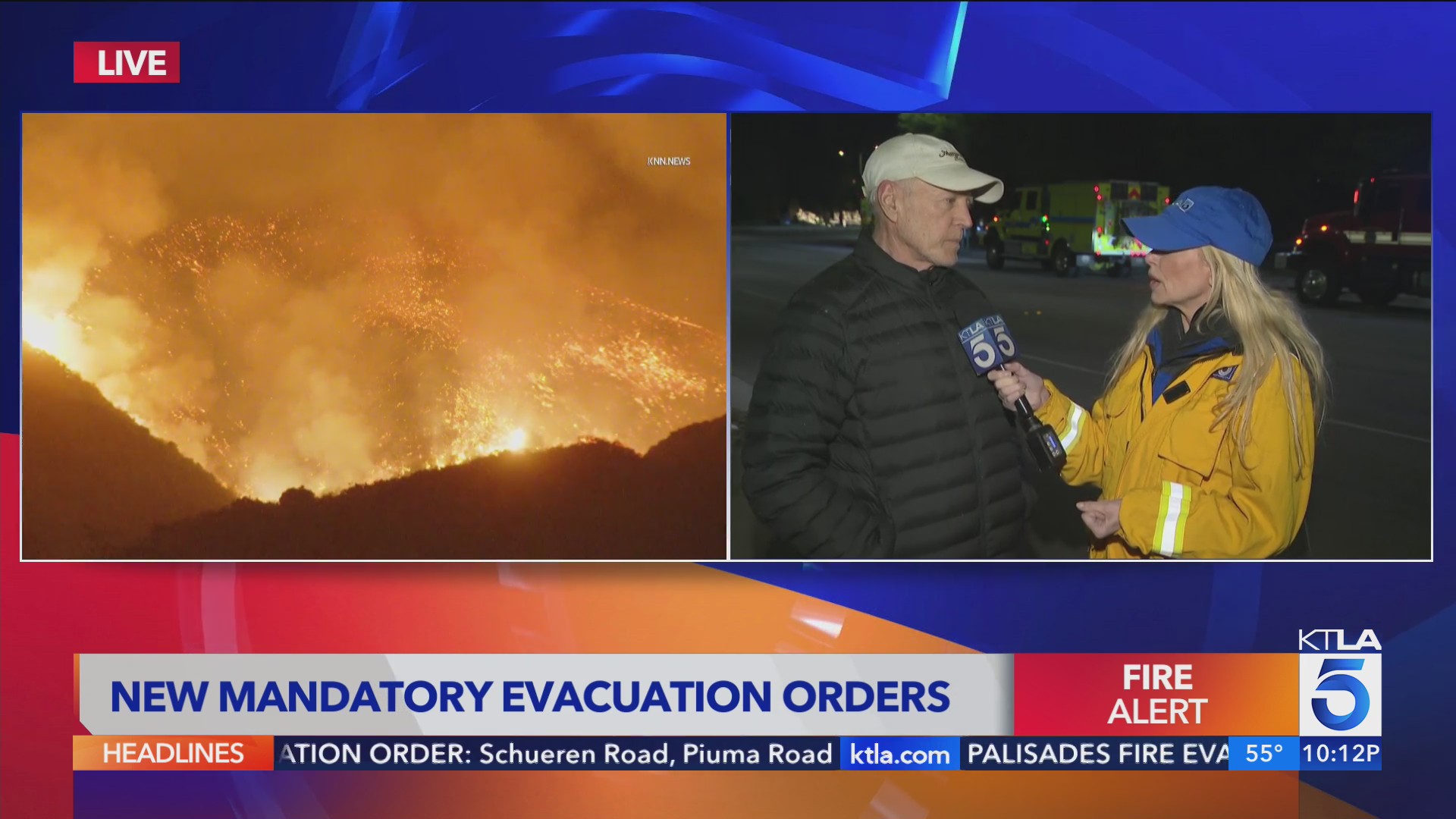 KTLA Team Coverage: Palisades Fire expands, forcing evacuations – KTLA