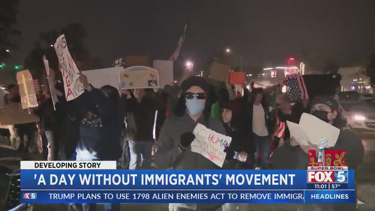 ‘A Day Without Immigrants’ movement seen across San Diego – FOX 5 San ...